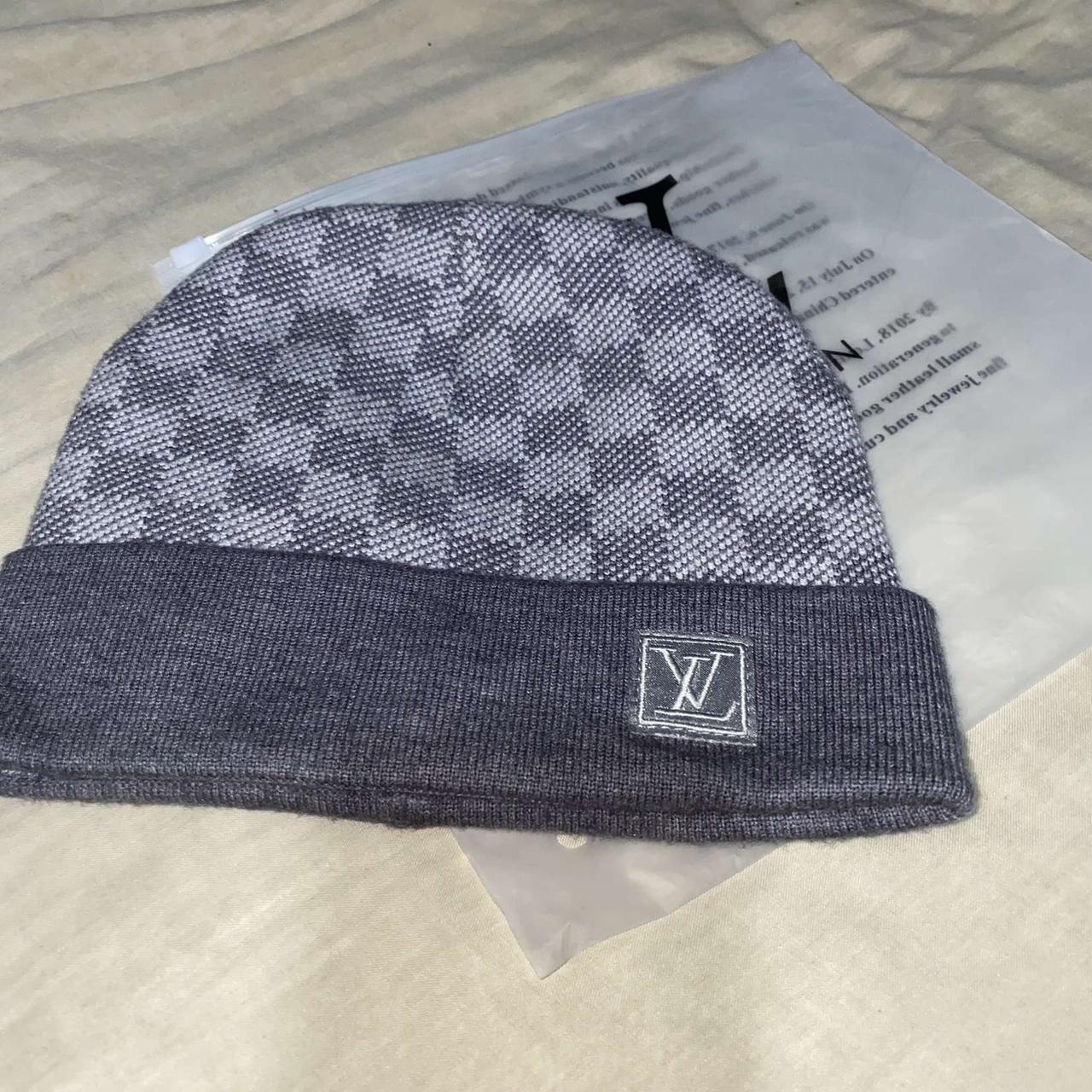 New grey LV beanie with tags - Depop