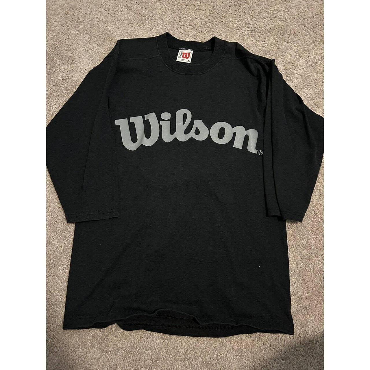 Vintage 90s Wilson Athletic Wear Baseball Tee Made... - Depop