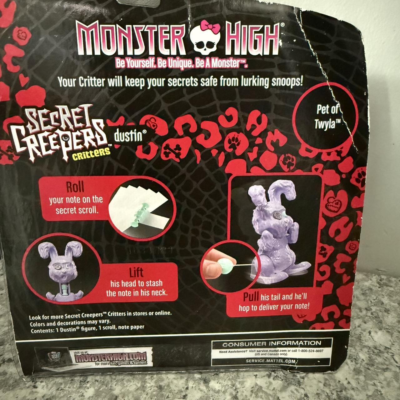 Secret Creepers Monster High Dustin Bunny ,... | Depop