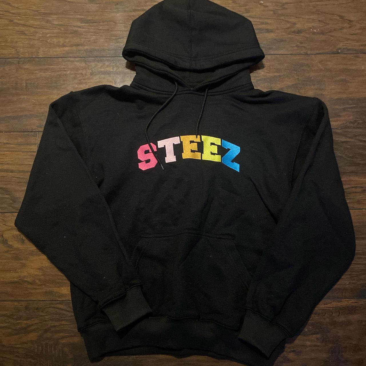 Men’s Steez Embroidered Hoodie Men’s size Large ... | Depop