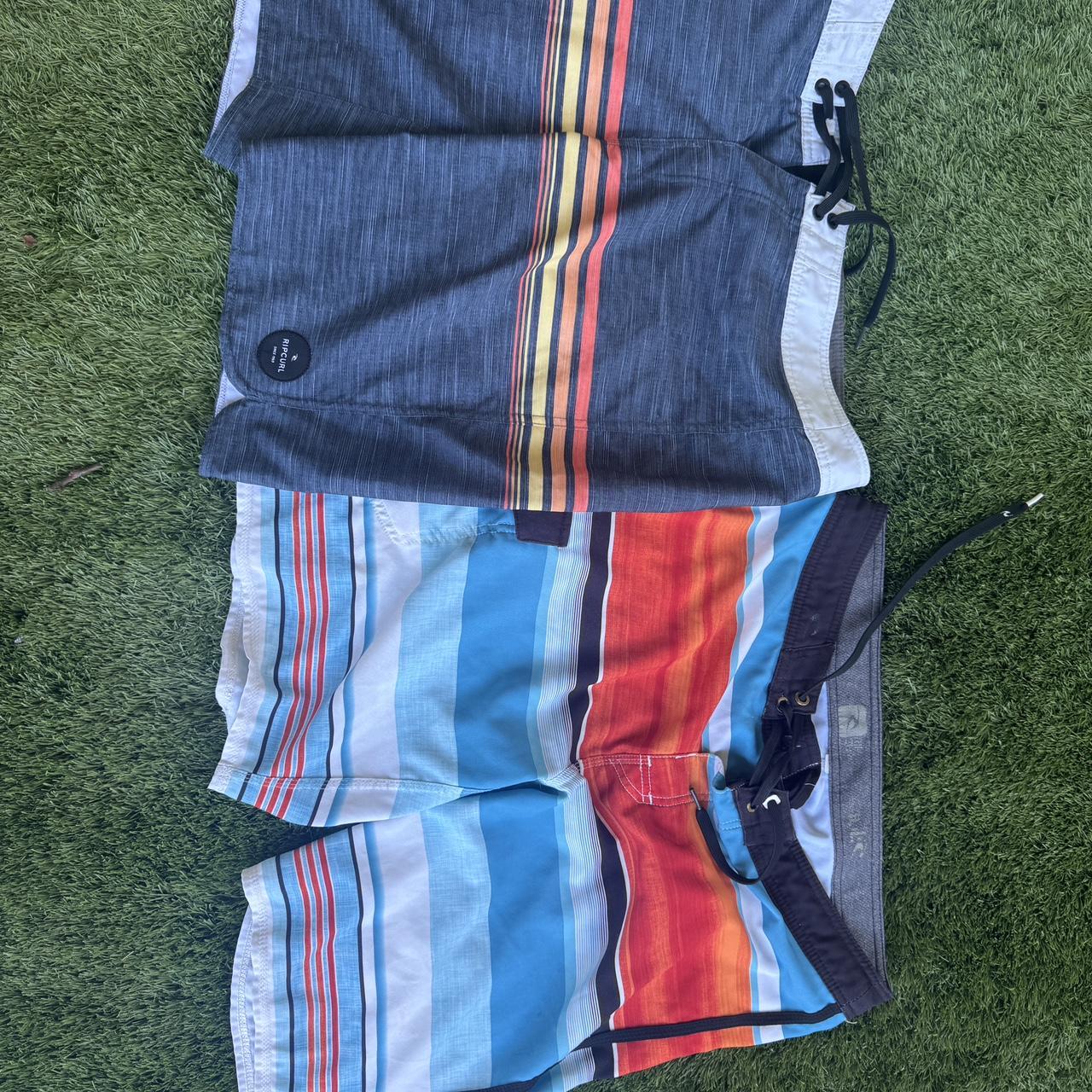 Bundle of vintage rip curl trunks. Both have minor... | Depop