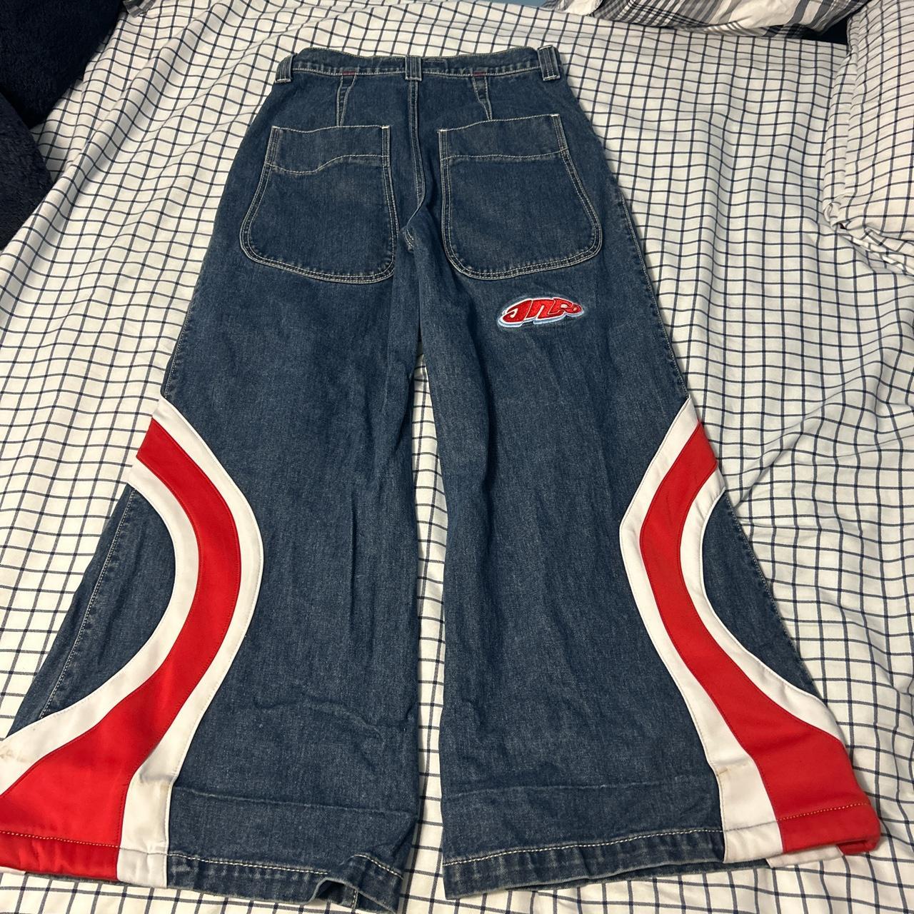 JNCO Hypnotix Amazing pair of jeans 30x30 Worn once,... - Depop