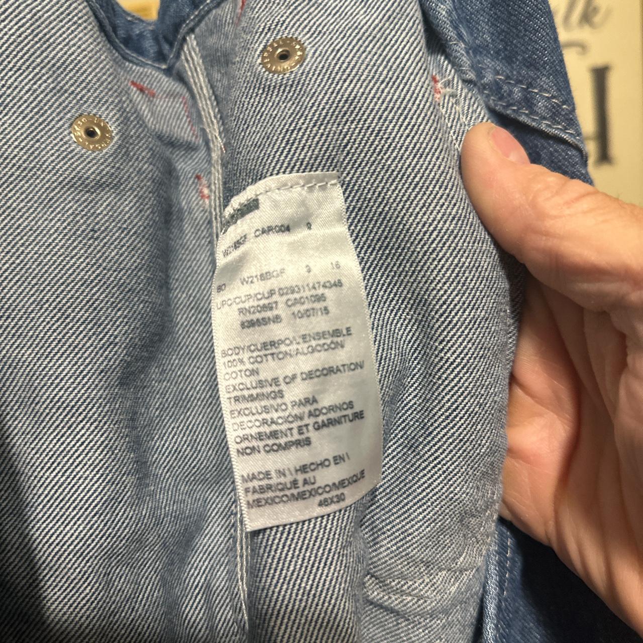 Brand new with tags dickies denim overalls size 46x30 - Depop