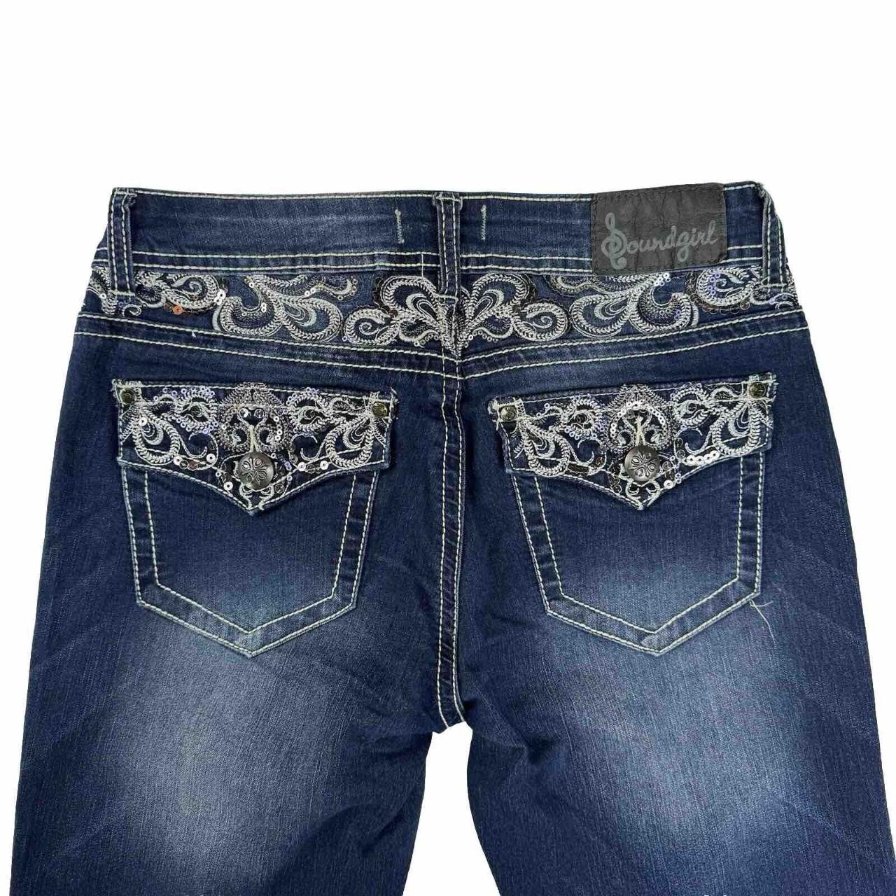 Stylish Soundgirl bootcut jeans in size 7. These... - Depop