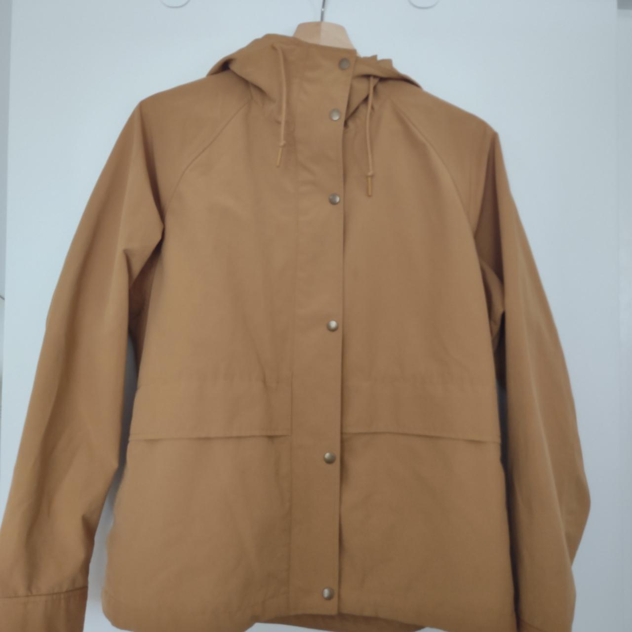 Yellow / Mustard Uniqlo Rain Jacket Size S Only worn... | Depop