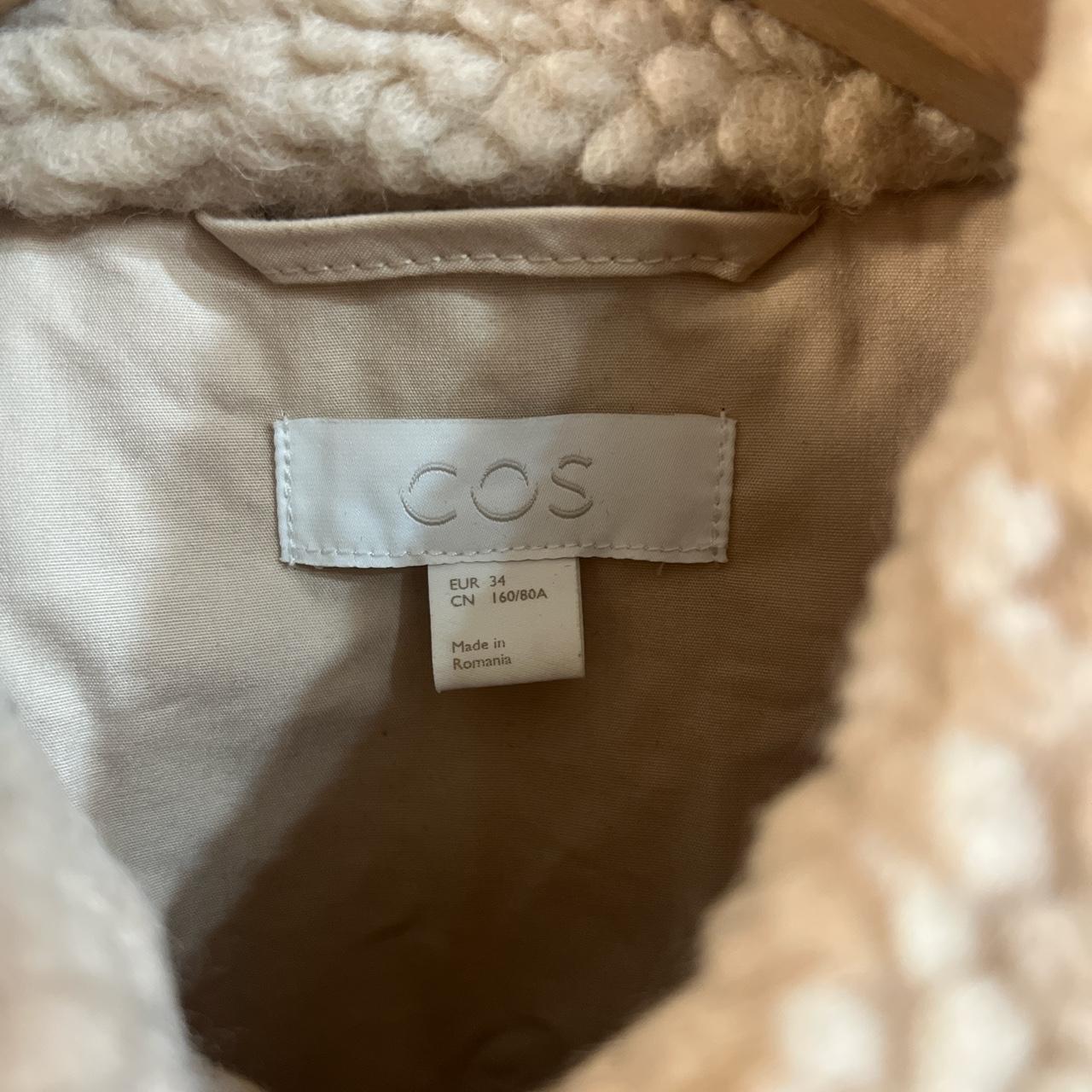 COS teddy short coat EU size 34 / US 4 - slightly... - Depop