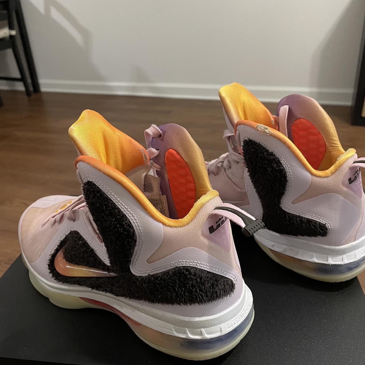 Nike LeBron 9 Regal Pink Missing insole, still have... - Depop