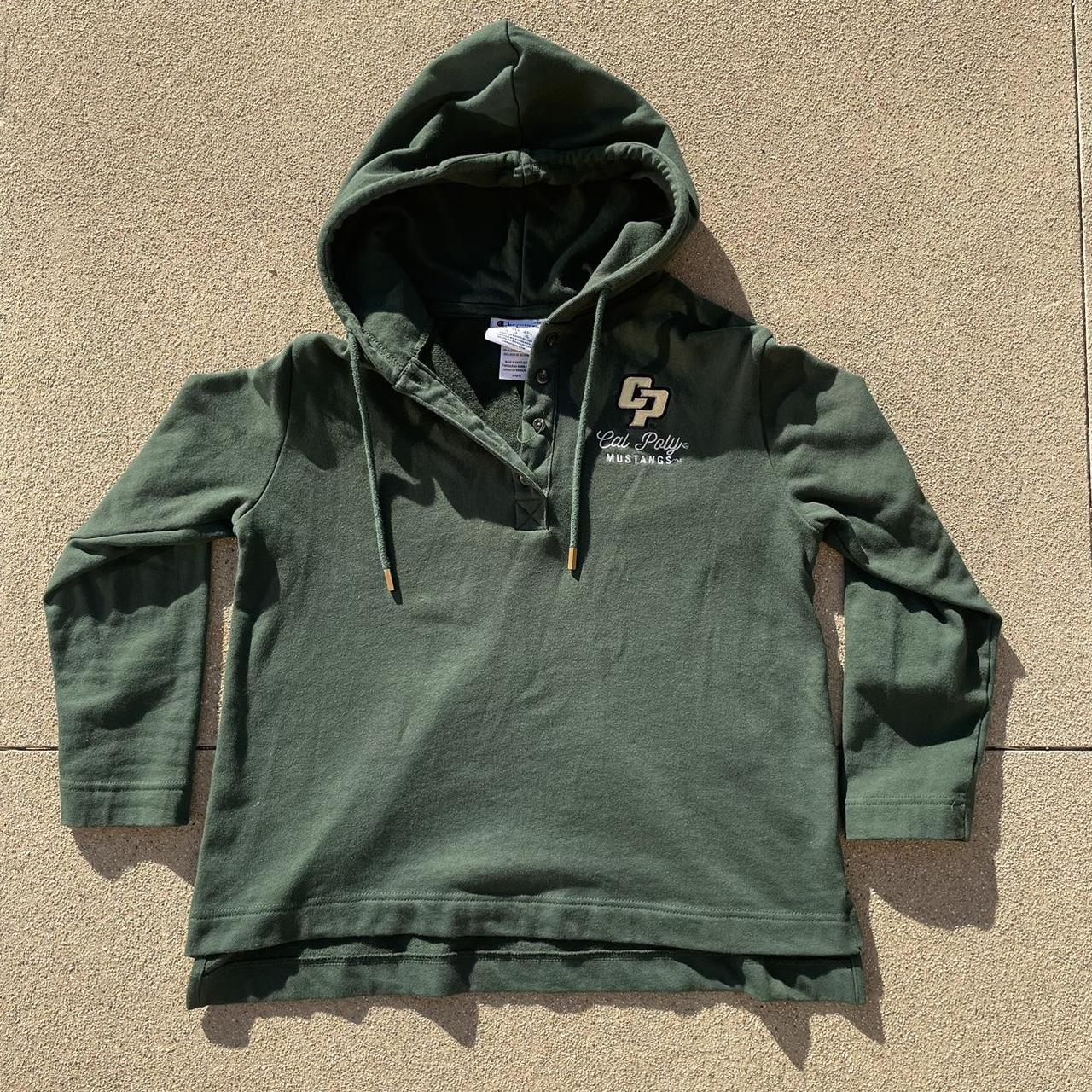Cal poly university hoodie 🦖 No stains (worn... - Depop