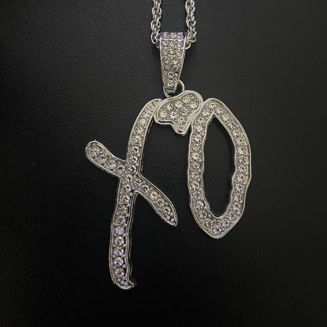TRENDY The Weeknd XO Necklace BRAND NEW Sparkles... - Depop