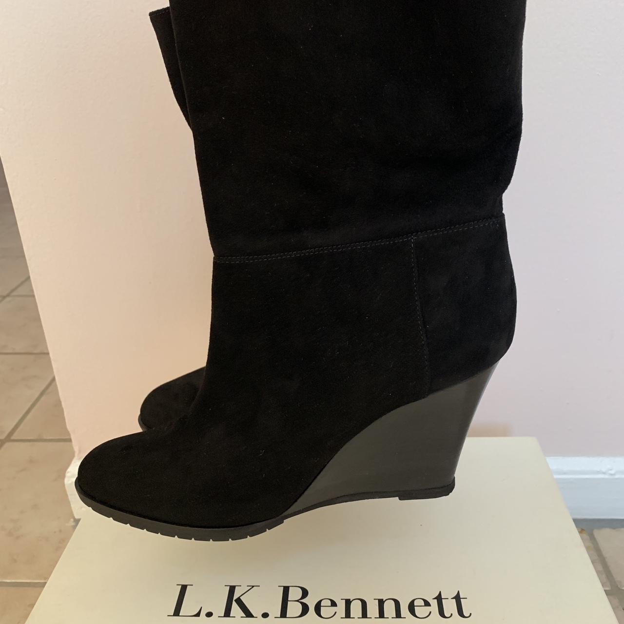 LK Bennett Zia wedge boots - Depop