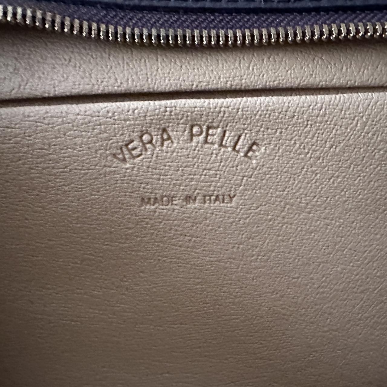 MADE IN ITALY VERA PELLE Italian leather handbag.... - Depop