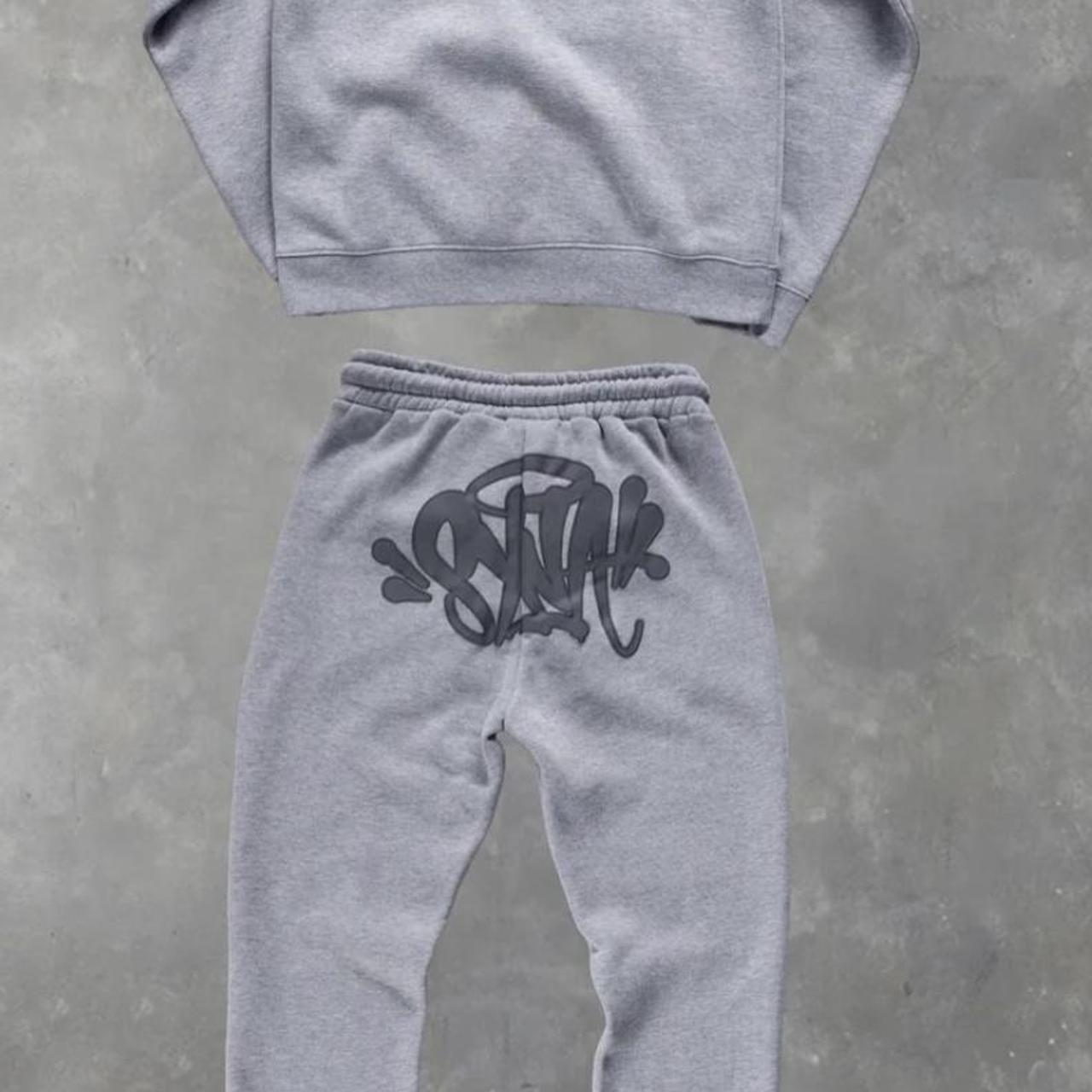 ACCEPTING OFFERS Syna World tracksuit grey/black -... - Depop