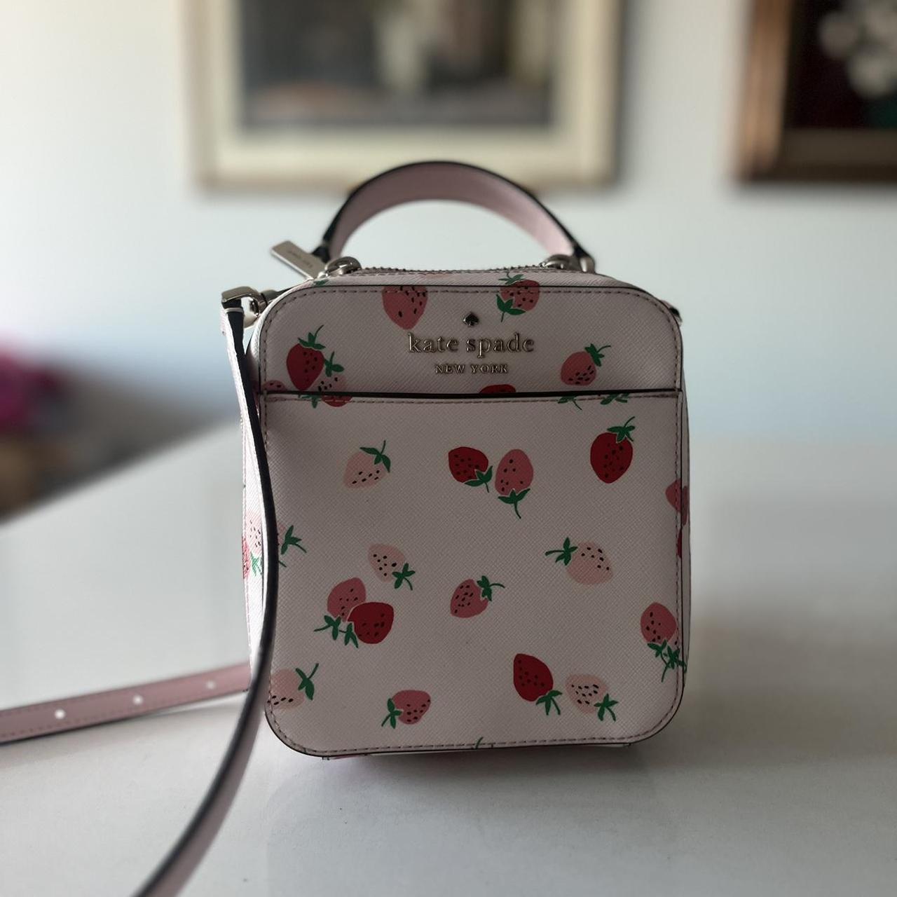 Kate spade strawberry crossbody bag. Like new... - Depop