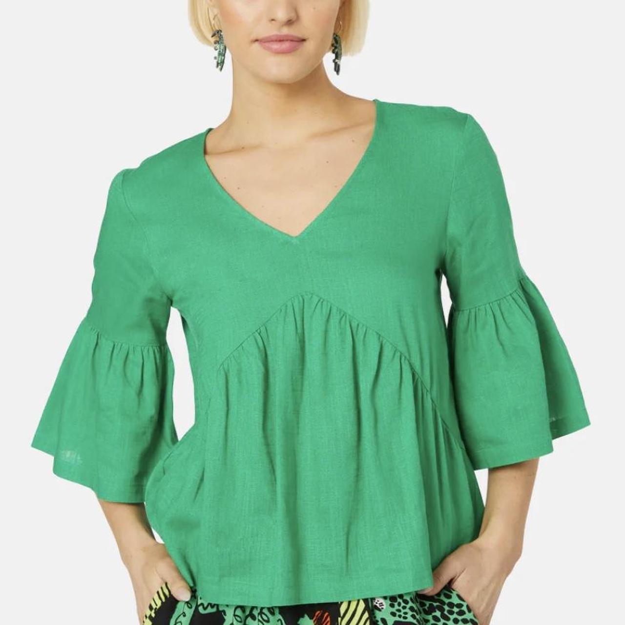 Gorman Helena Smock Top Size 10 RRP $179 Only worn... - Depop