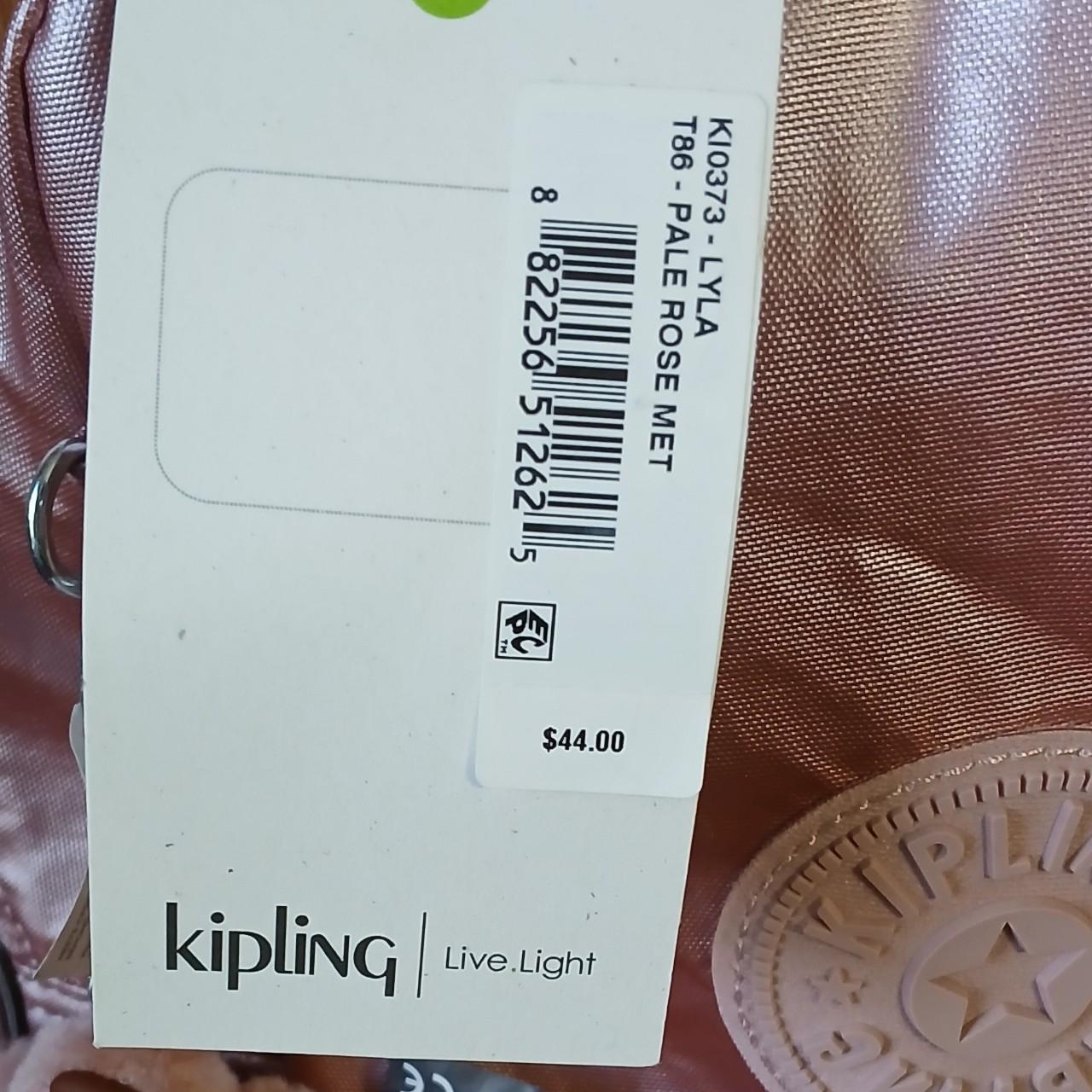 Metallic pink Kipling bag #Kipling #cute #metallic... | Depop