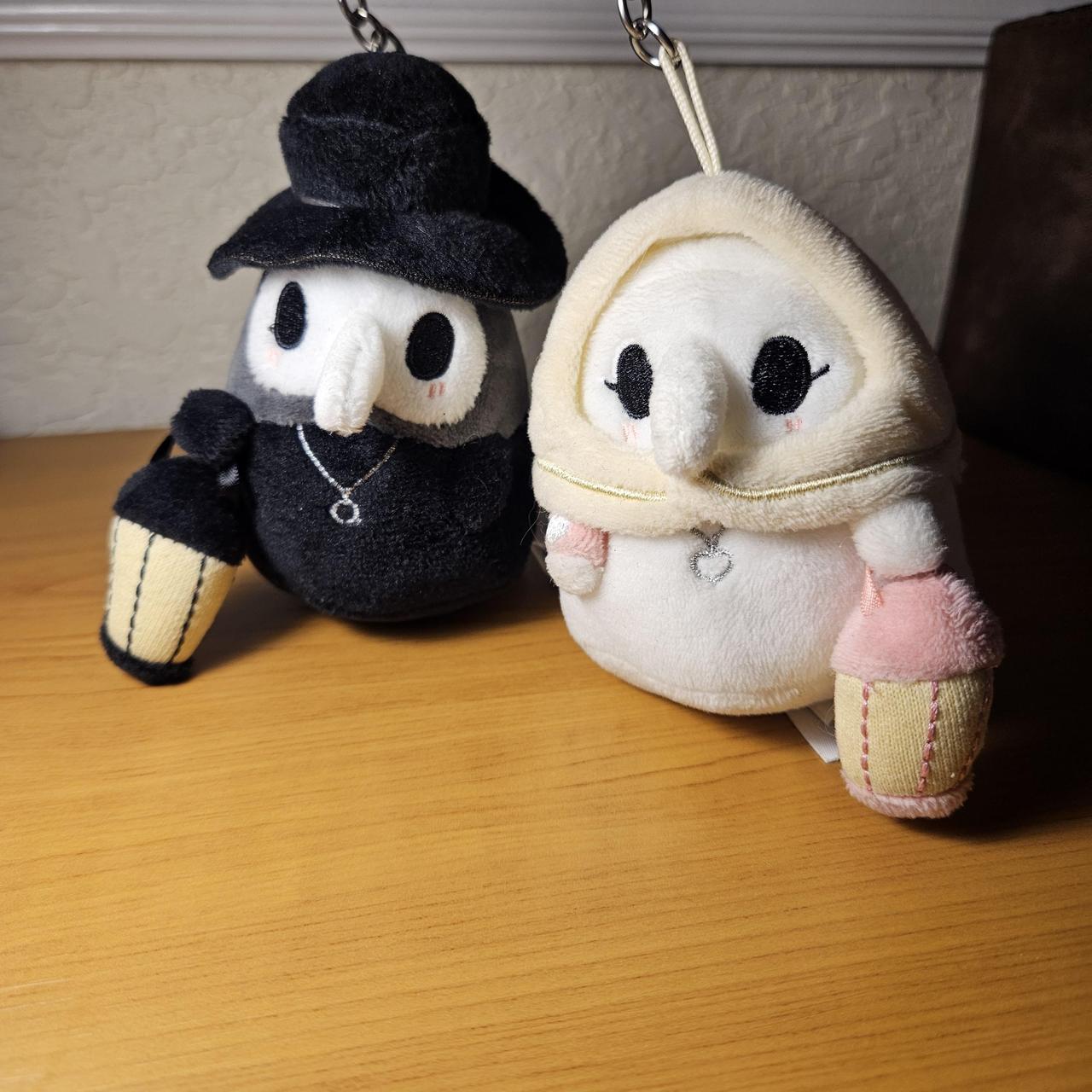 Micro Squishable Plush Keychains Plague Doctor and... | Depop