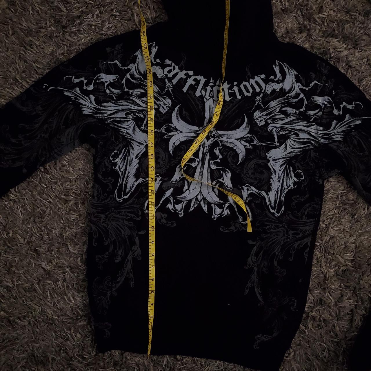 Affliction hoodie -Fits like a medium kinda -never... | Depop