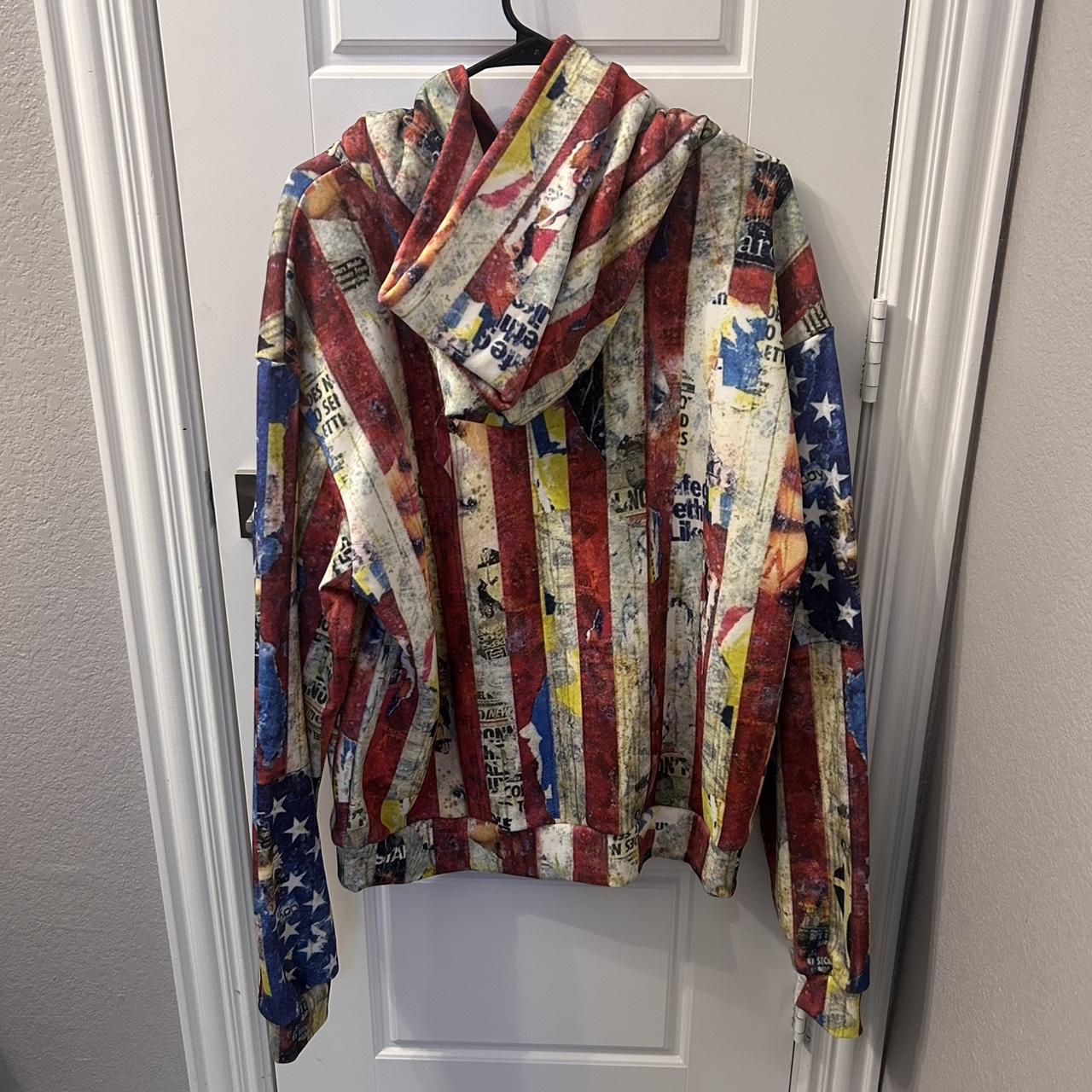 Peaceinwar America hoodie Size large Brand new... | Depop