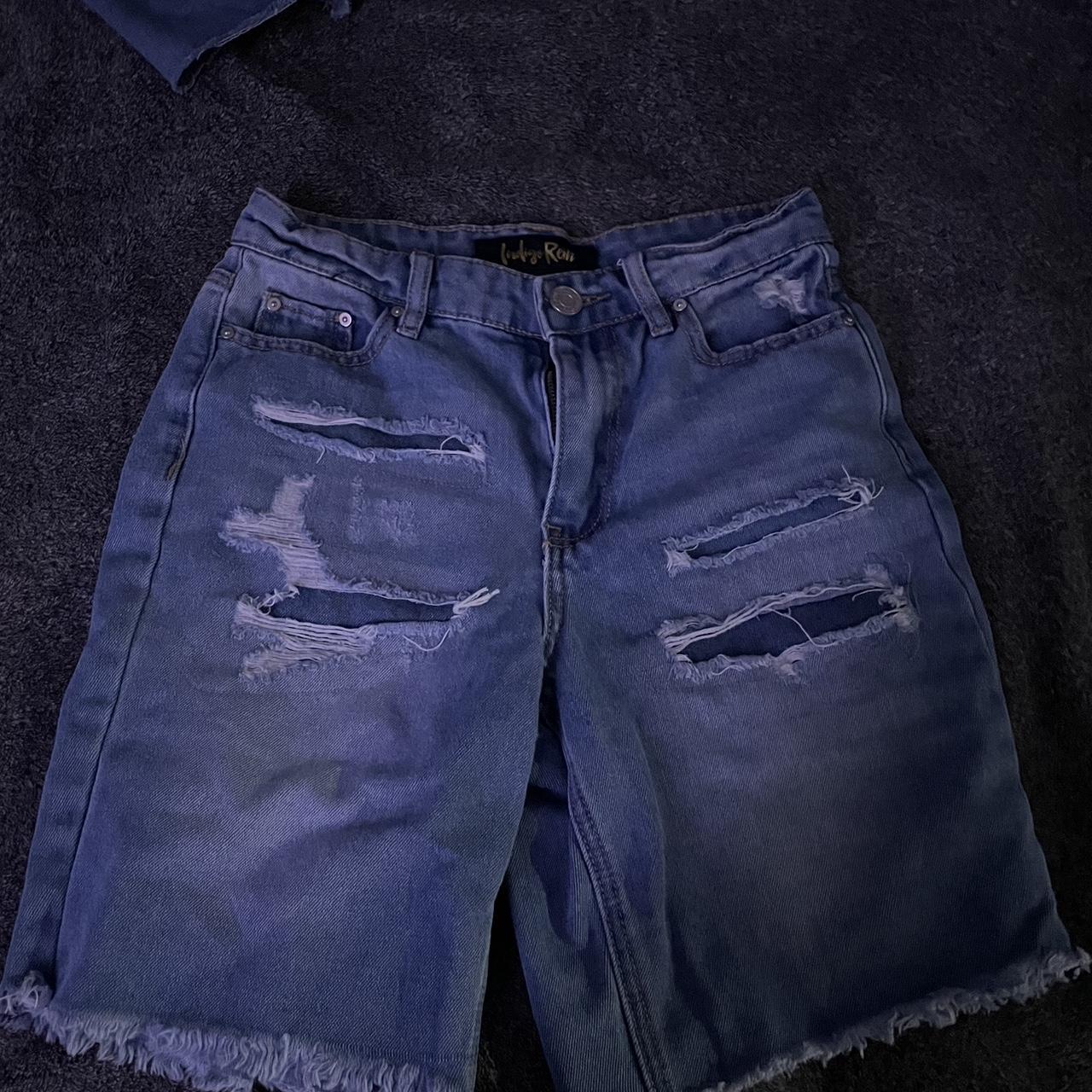 Ripped Jorts - Depop