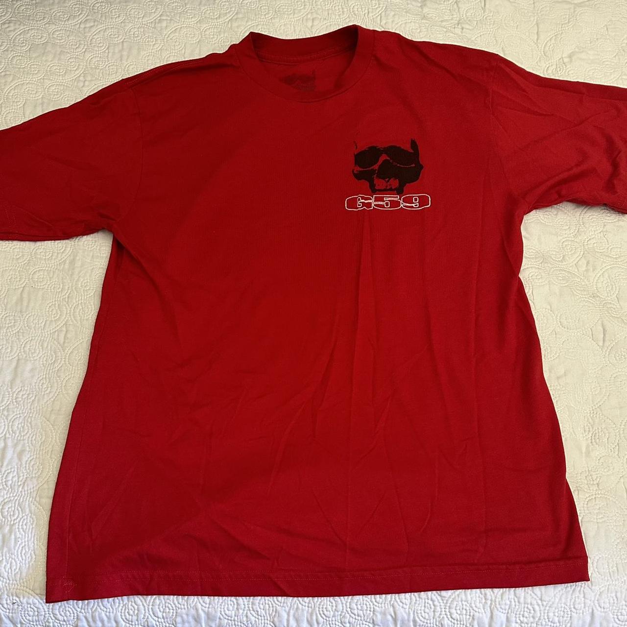 G59 2022 Grey Day Red and Black Skull Suicideboys... - Depop