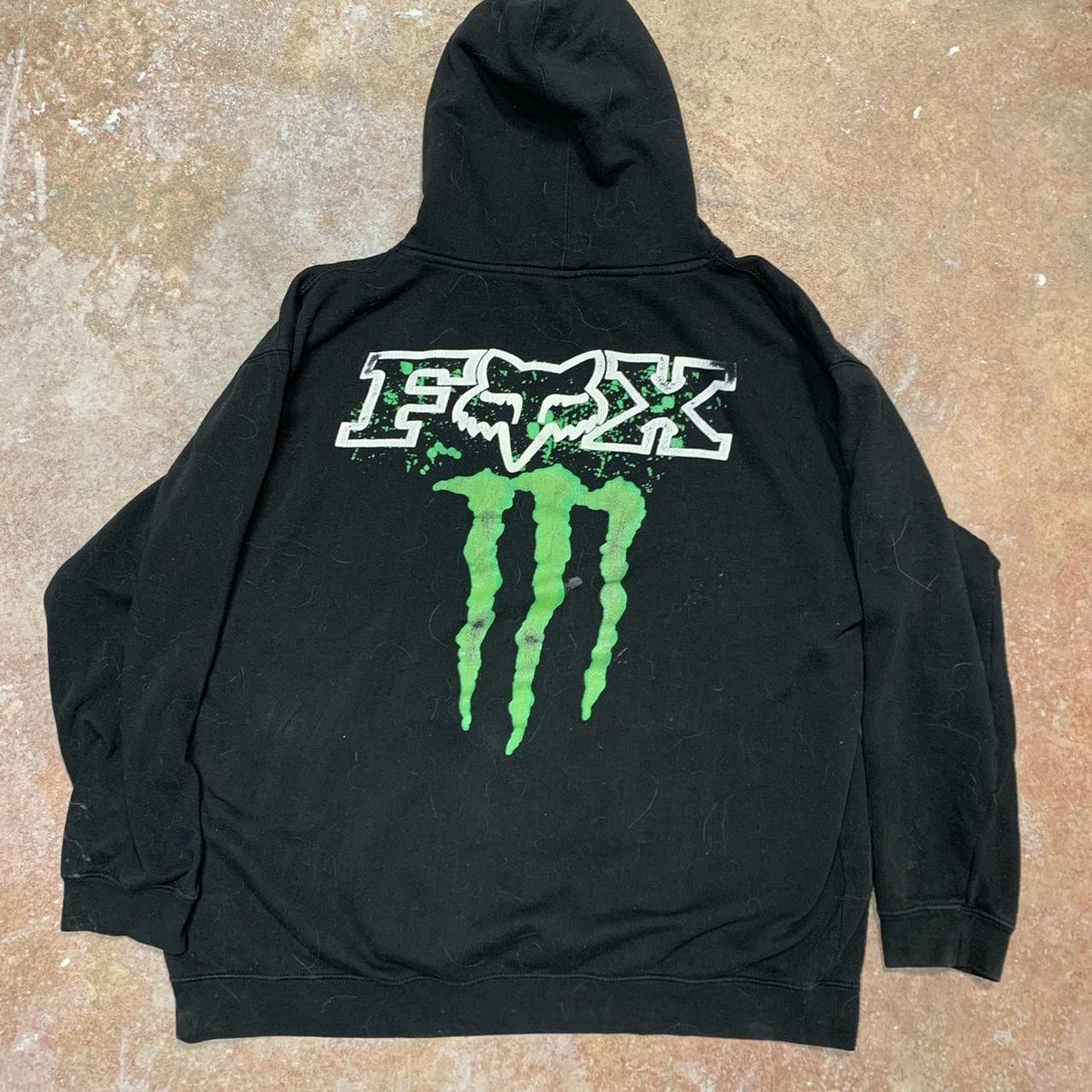 Fox racing monster energy hoodie size L DM for... - Depop