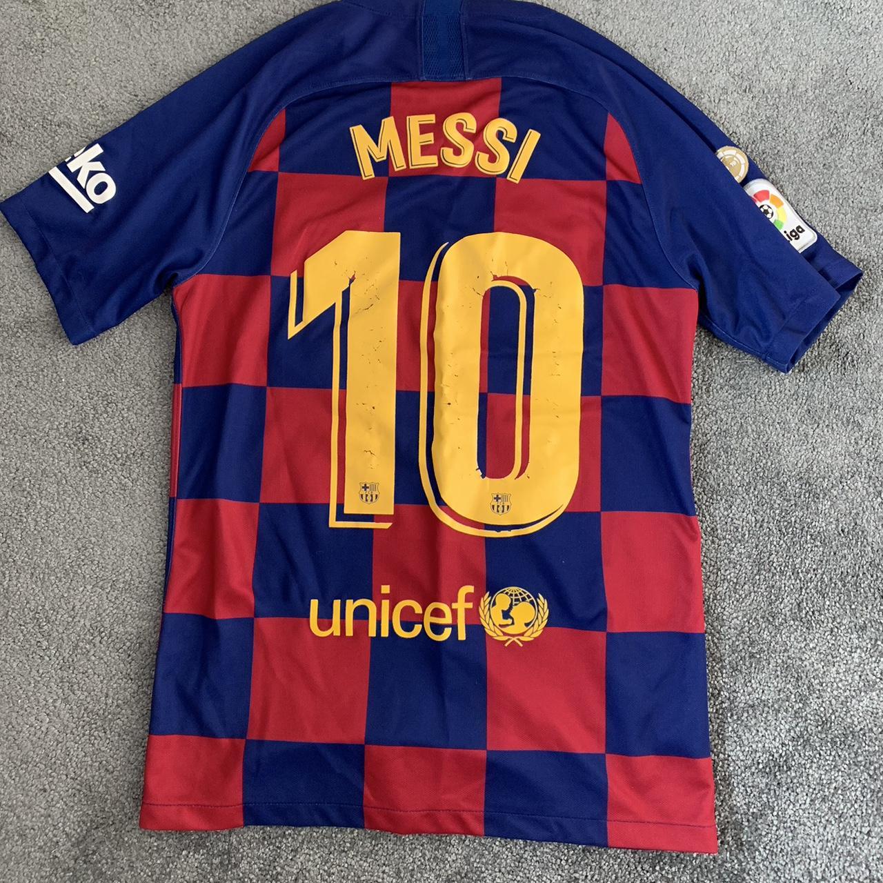 Messi Barcelona shirt In good condition. Will... - Depop