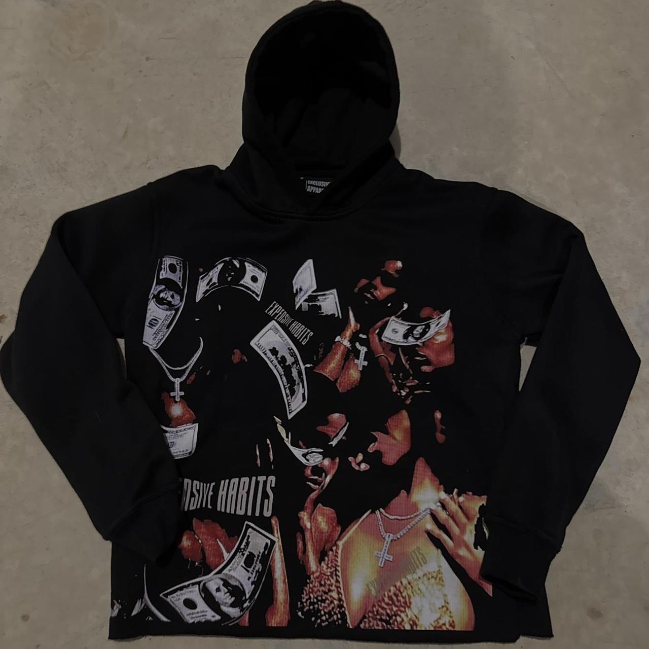 Streetwear Standard size cropped hoodie thick... | Depop