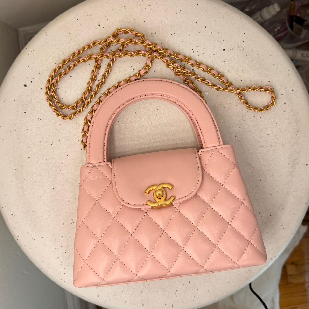 Kelly Chanel Mini Top Handle Flap Bag – Baby Silky... | Depop