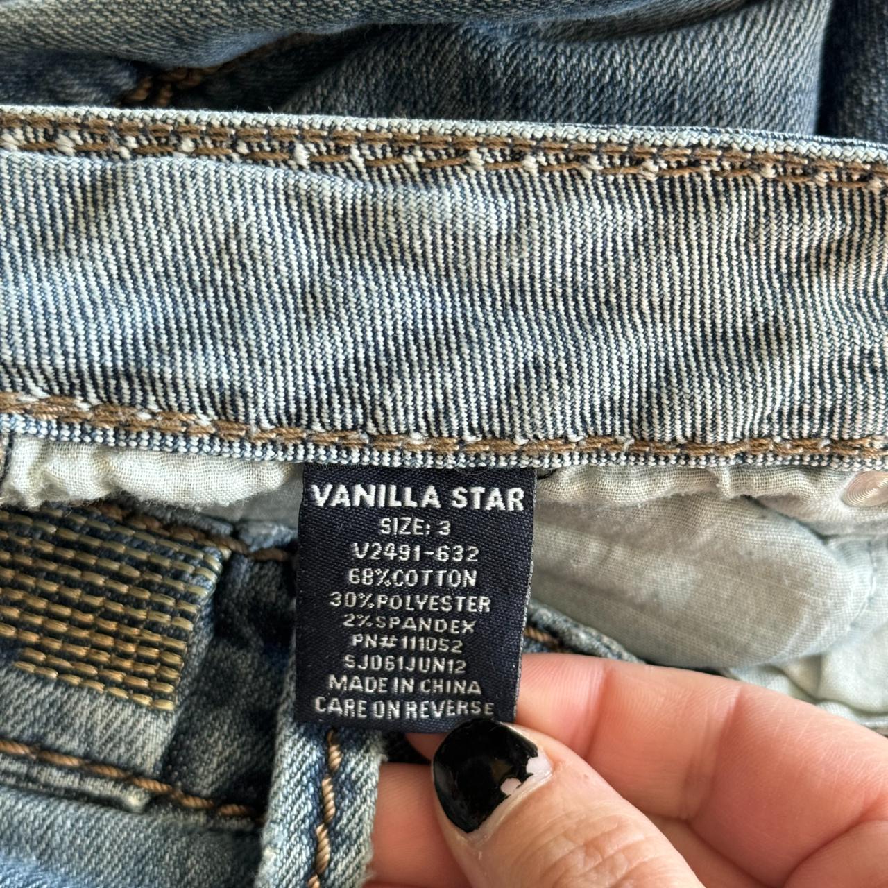 Size 3 Vanilla Star, slightly distressed, straight -... - Depop