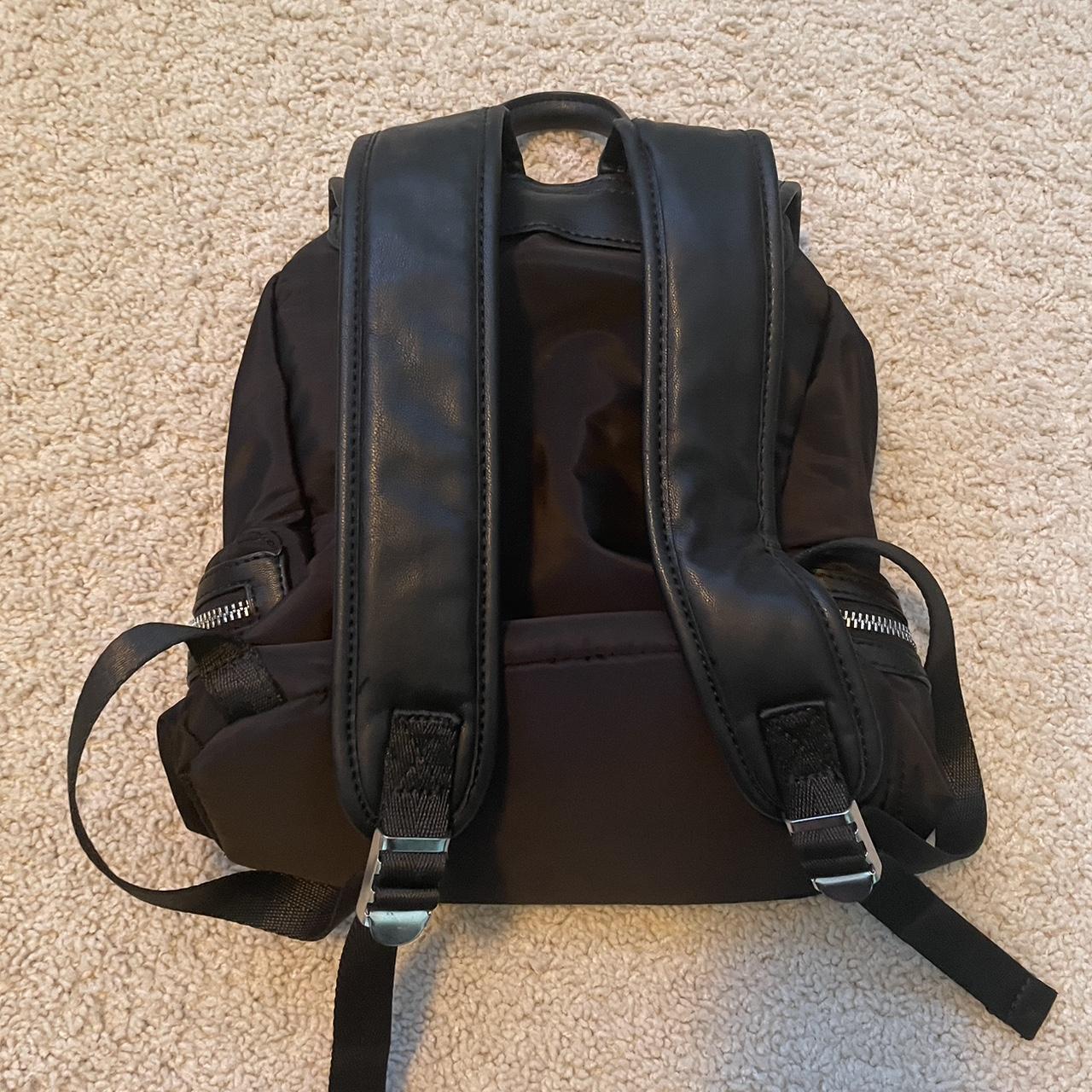 black small backpack. super cute! accepting... - Depop