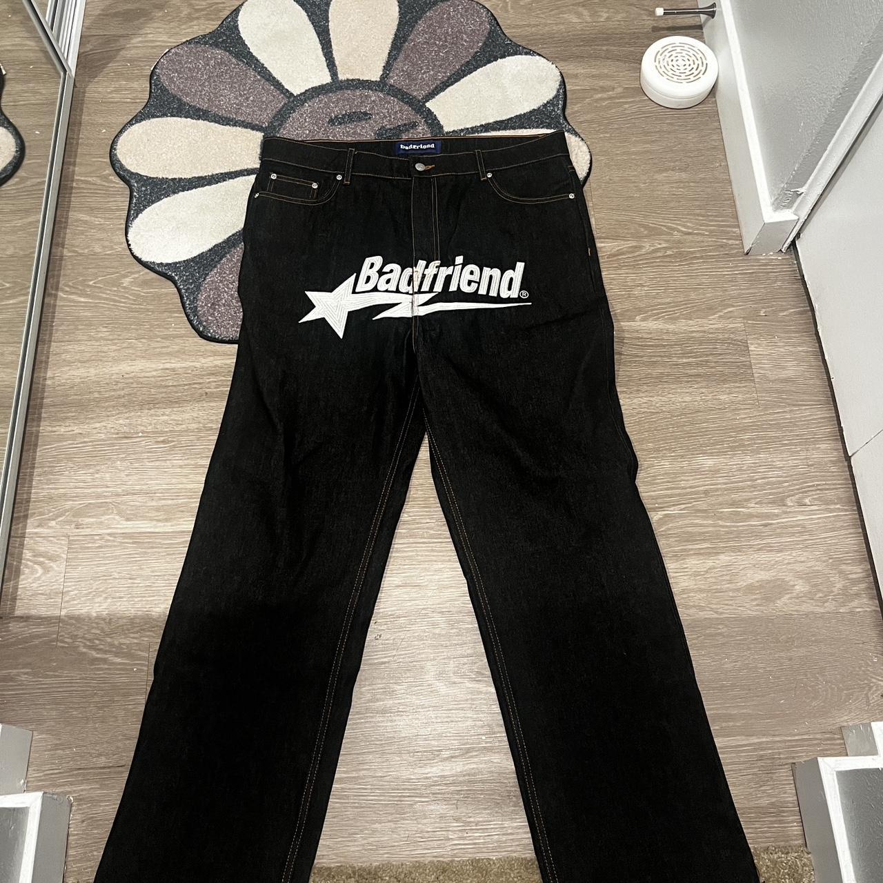 Brand New Badfriend Jeans Embroidery - Depop
