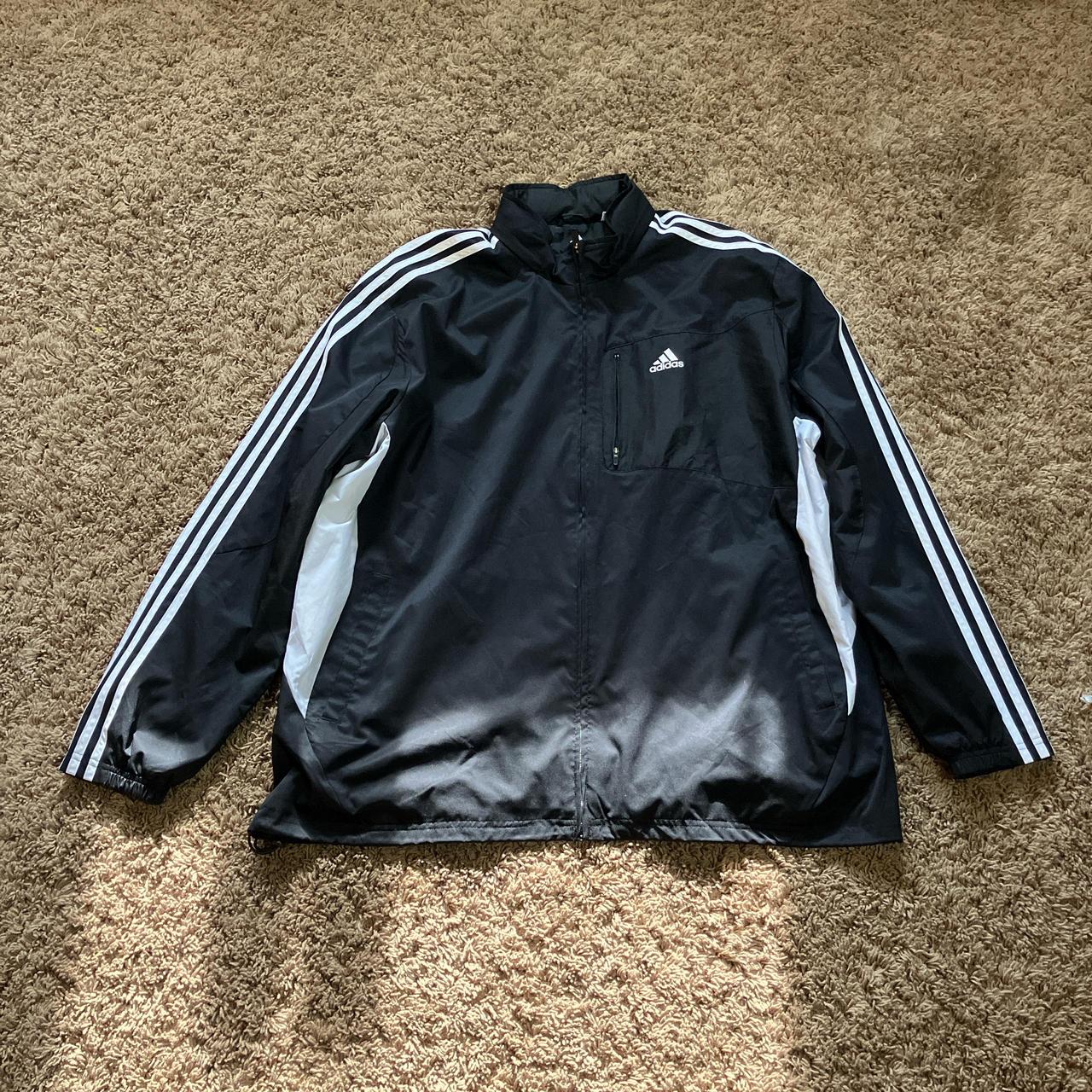 Adidas, black and white tracksuit Size 2XL XXL #Korn... - Depop