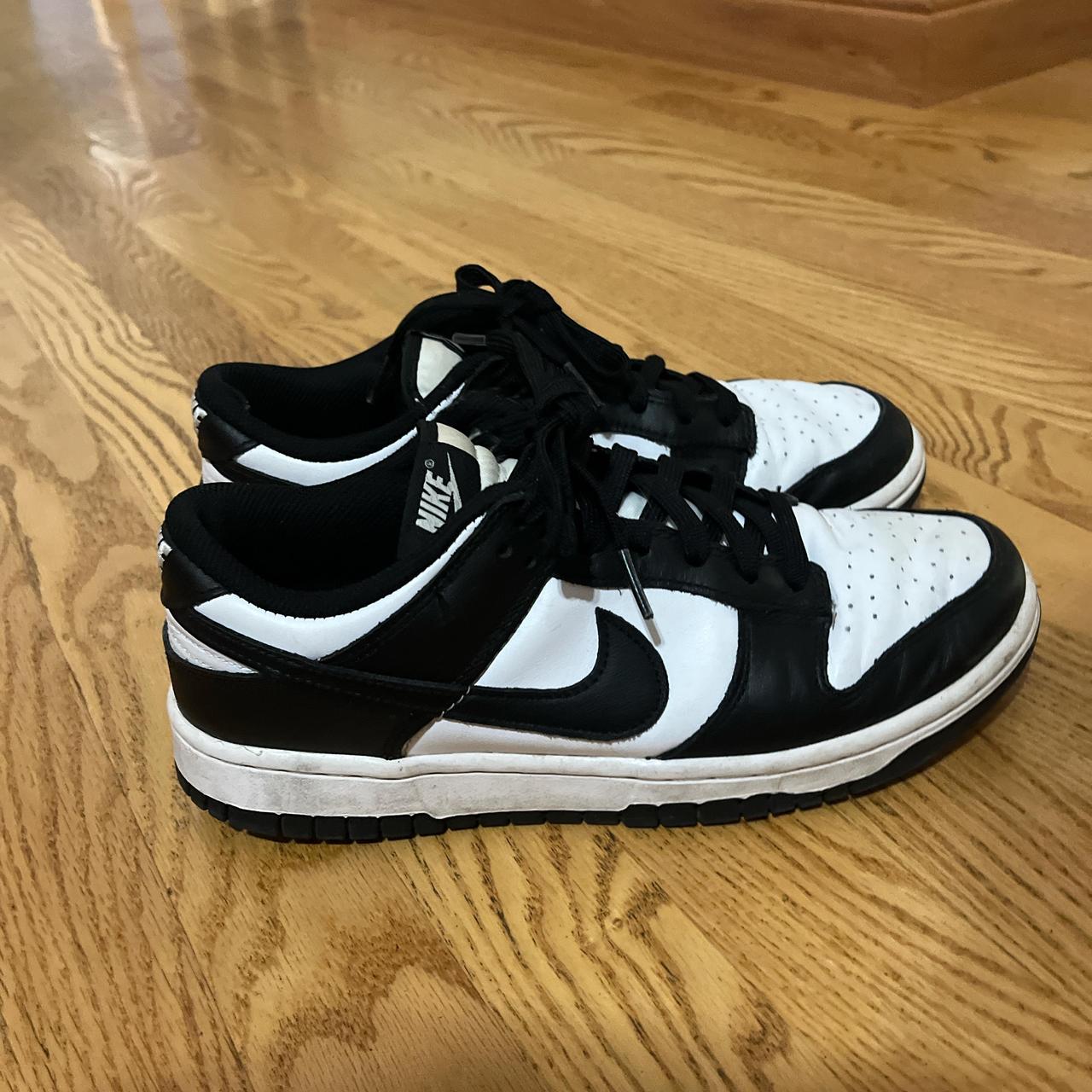 Women’s panda dunks! Minor tear in the left heel.... - Depop