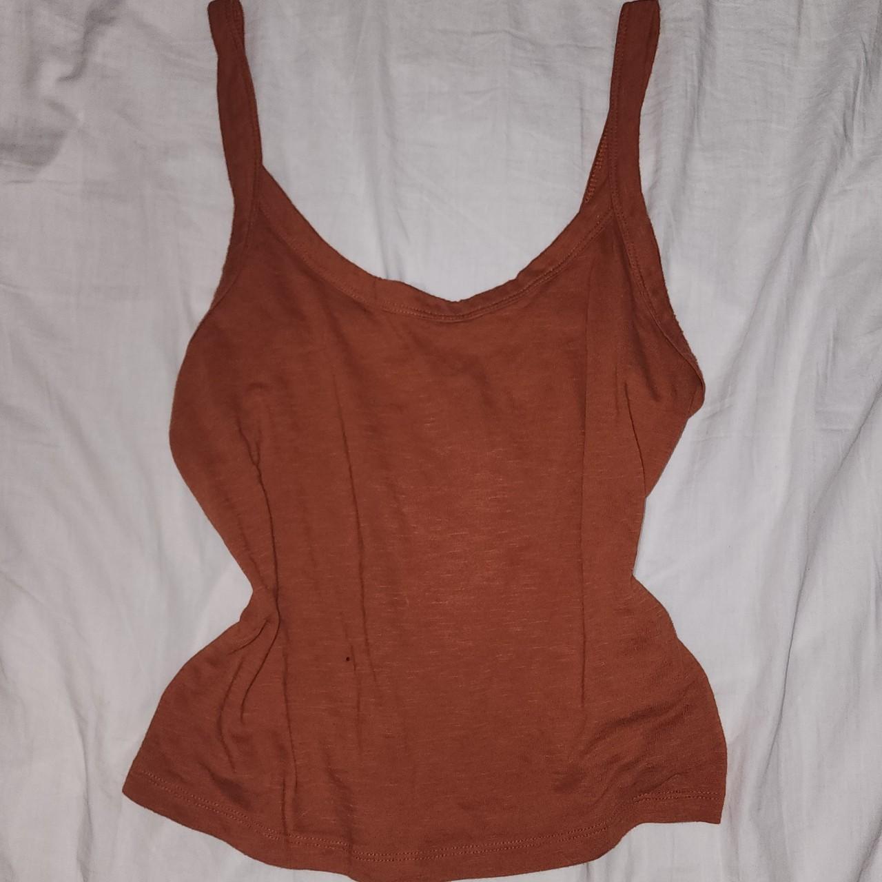 Wild Fable - Burnt Orange - Tank Top - M Open to... - Depop