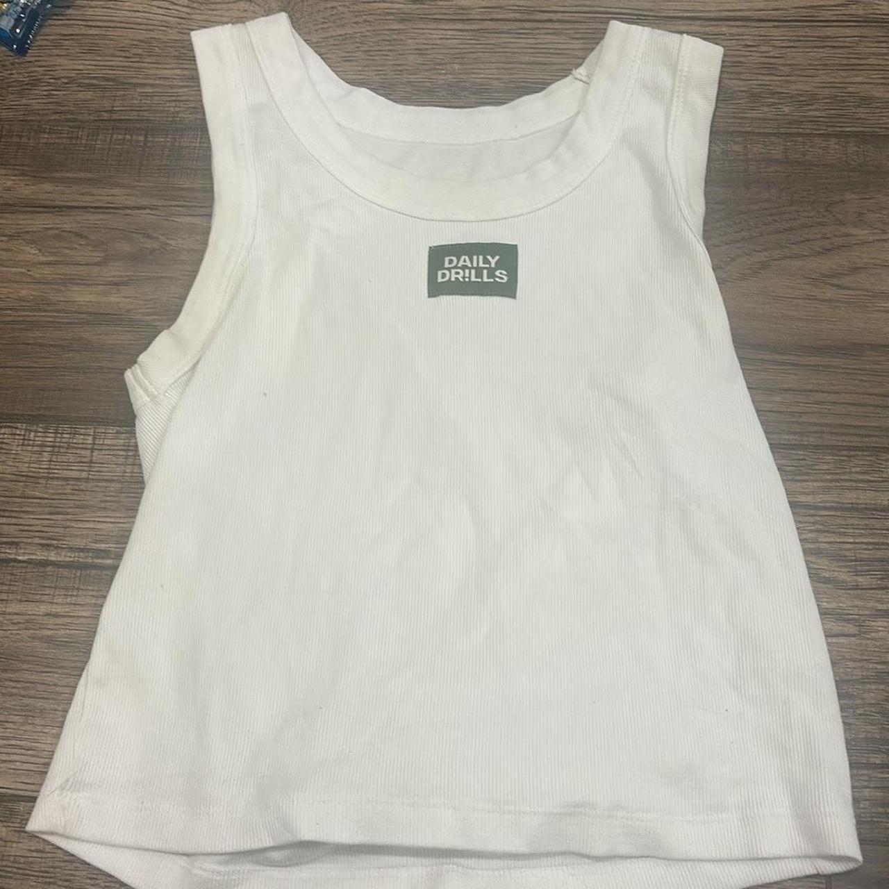 DAILY DRILLS ribbed tank | Depop
