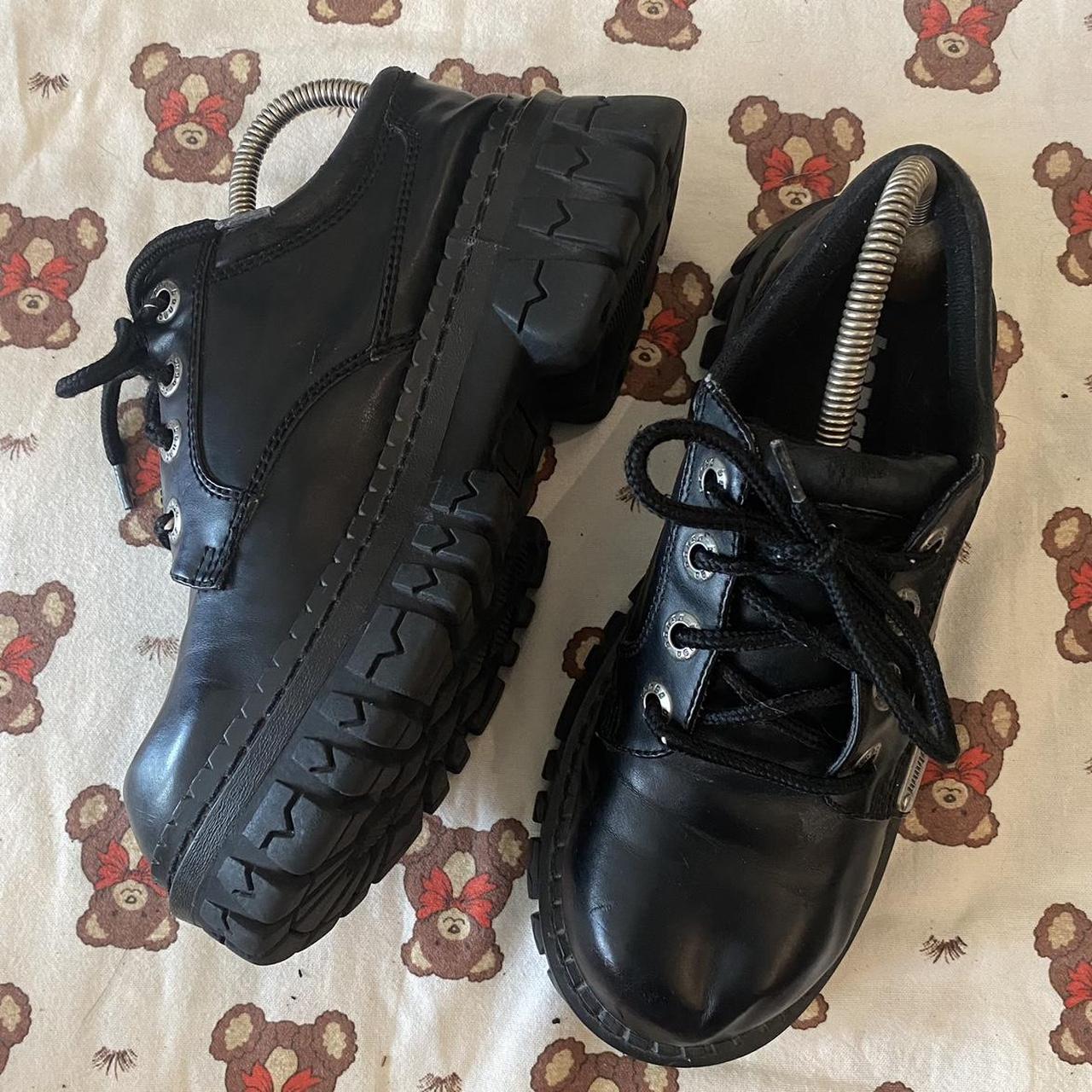 vintage bongo chunky oxford platform !! fairly... - Depop