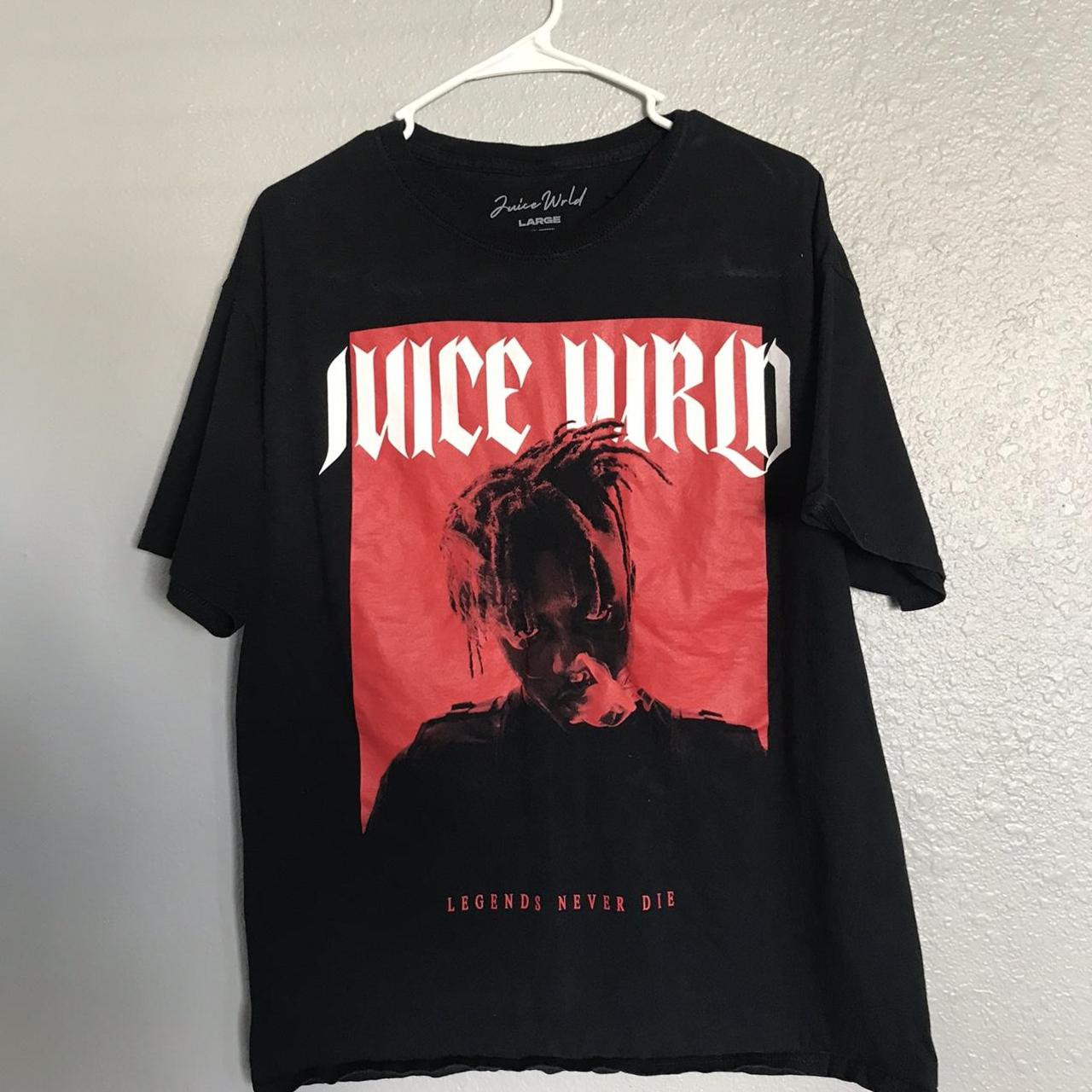 Vintage Black Juice Wrld T-shirt I size: Large I Pre... - Depop
