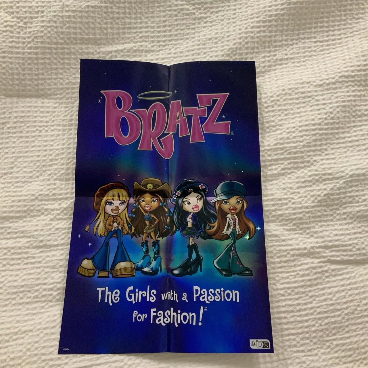 2000s Bratz poster featuring the iconic girl group... - Depop