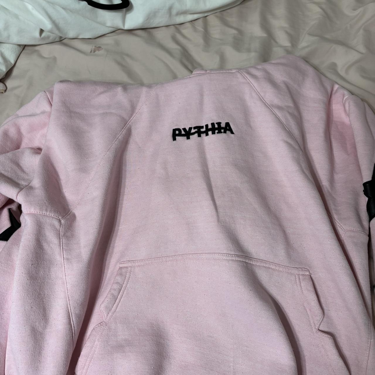 Pink Pythia Star Hoodie | Depop