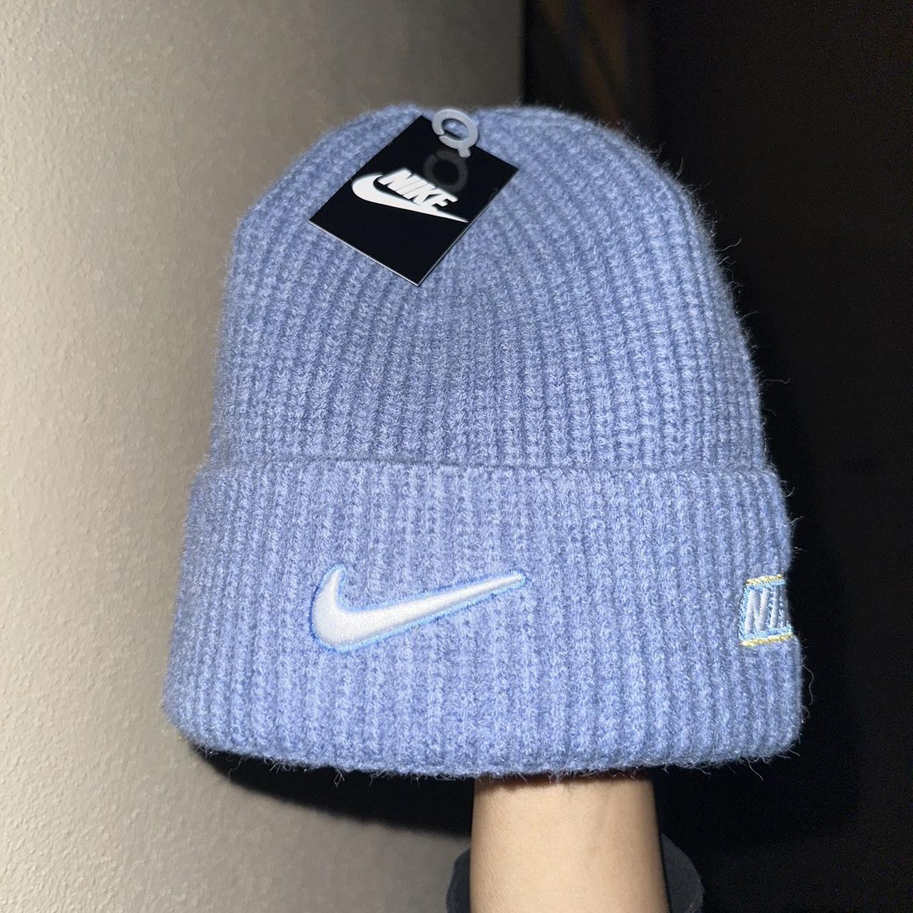 Baby blue Nike beanie - Depop