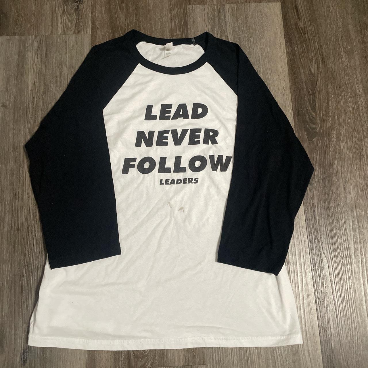 Chief Keef lead never follow shirt ‼️ Size large , no... - Depop Chief Keef lead never follow shirt ‼️ Size large , no... - Depop