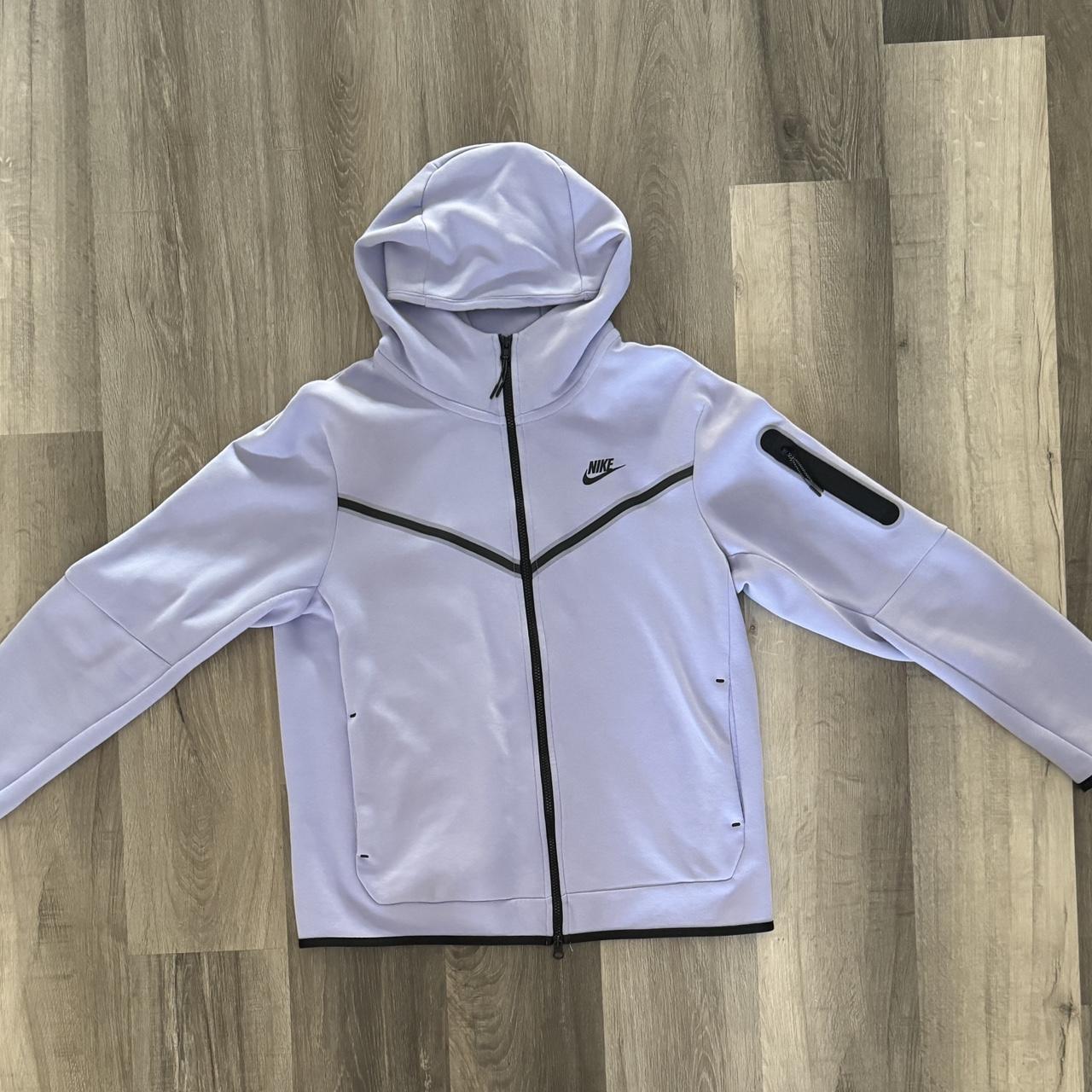 Size Large Lavender Nike Tech Fleece Zip-Up Jacket - Depop