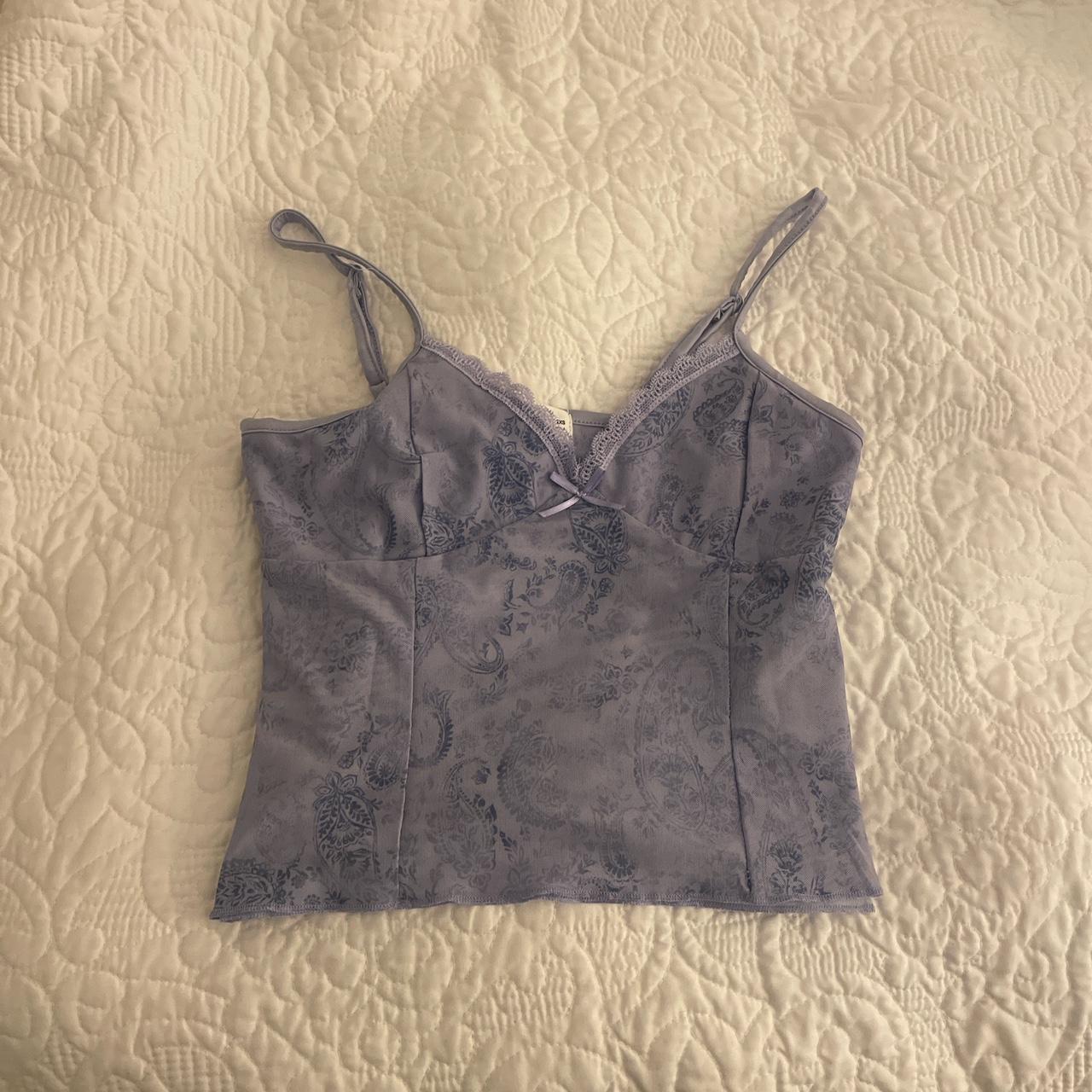 supre lavender purple lace cami xxs - Depop