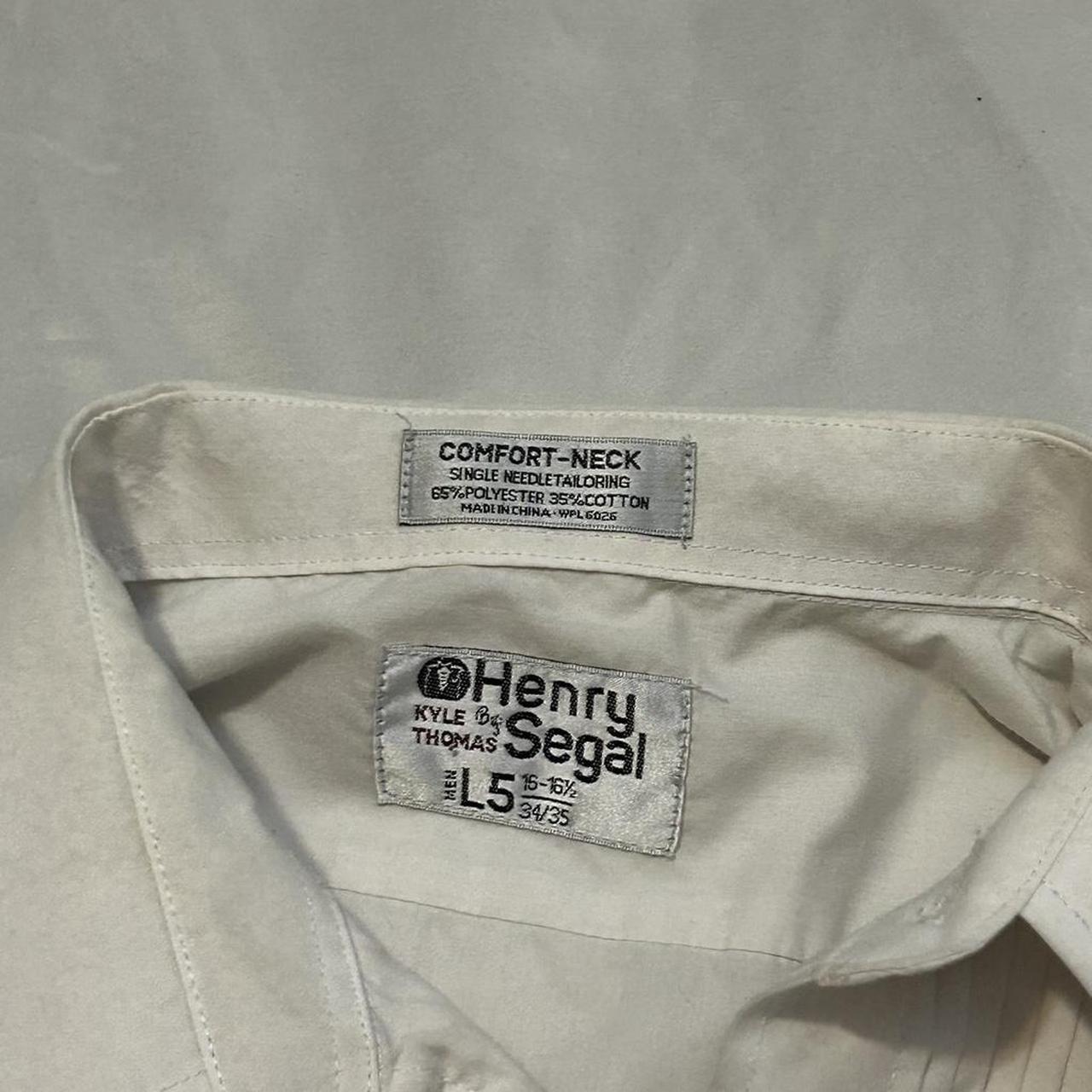 Classic white Henry Segal tuxedo-style dress... | Depop