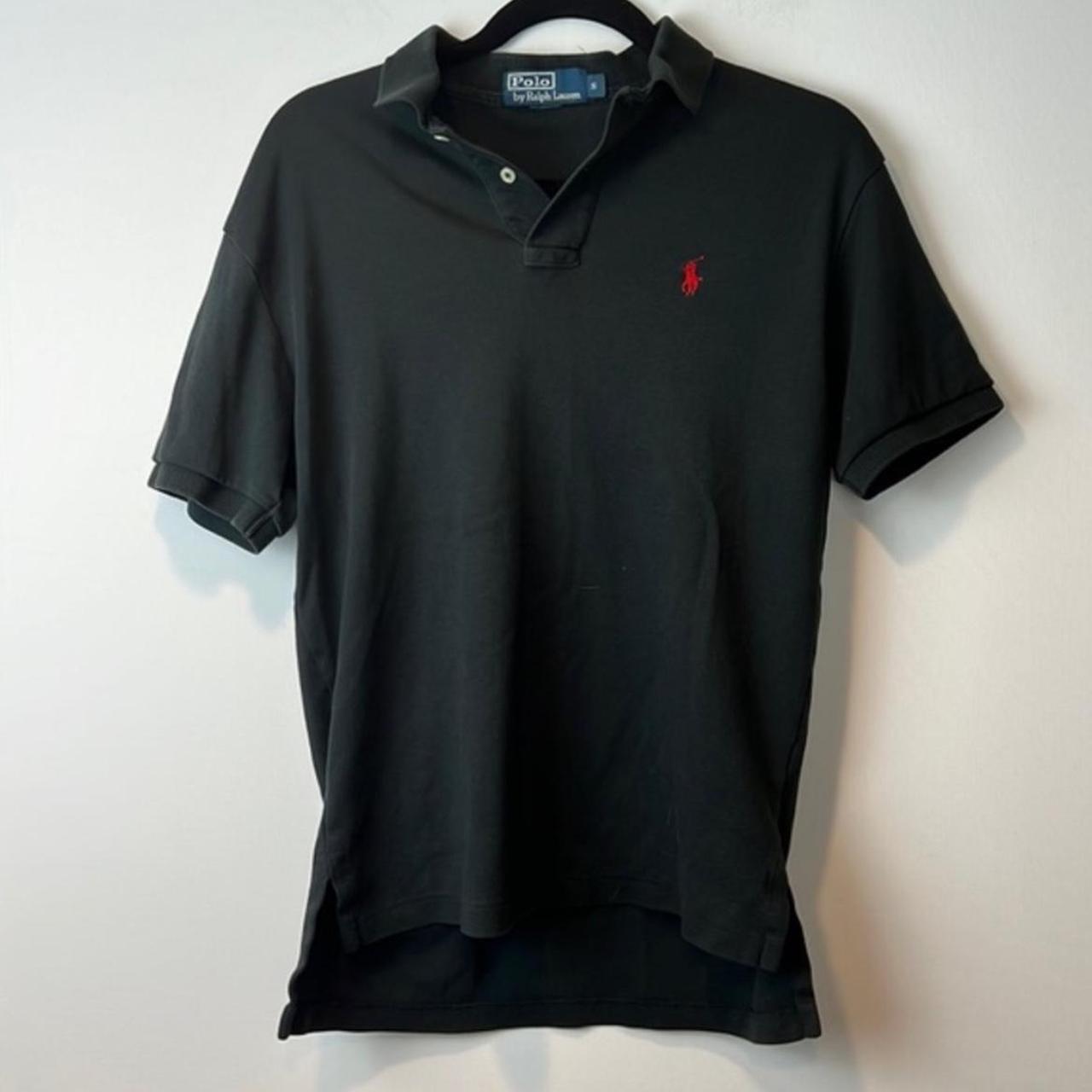 Classic Polo Ralph Lauren black polo shirt - Depop
