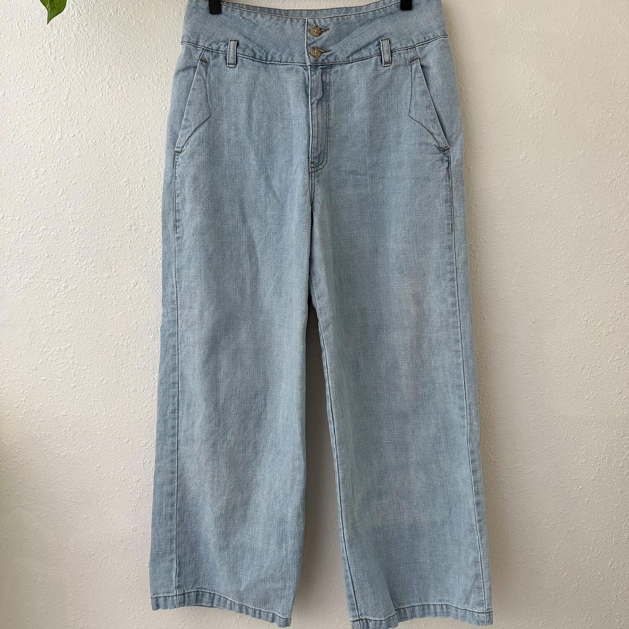 modern brand Poetry hemp and organic cotton jeans.... - Depop