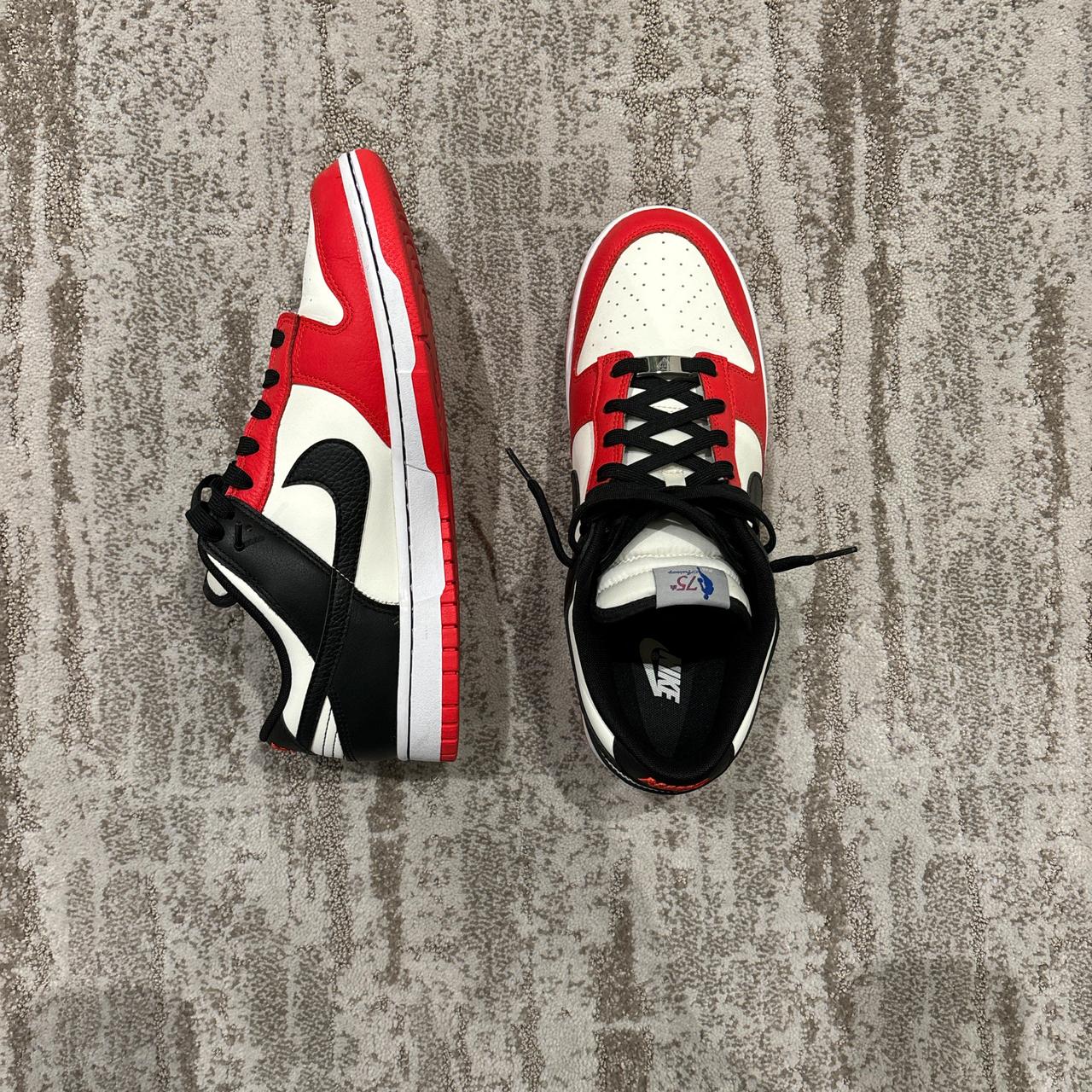 Nike NBA x Dunk Low EMB ‘75th Anniversary-Bulls’ - Depop