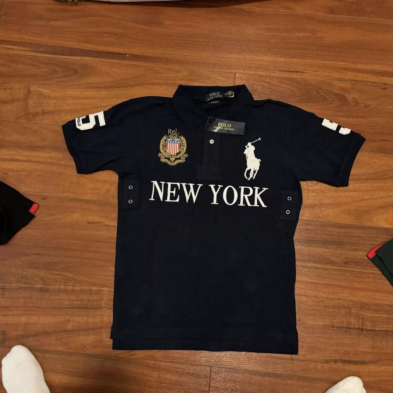 Chief Keef “New York” Ralph Lauren polo t-shirt... - Depop