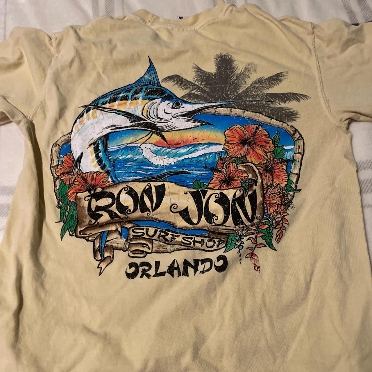 Ron Jon Orlando Yellow T Shirt #surf #surfwear #90s - Depop