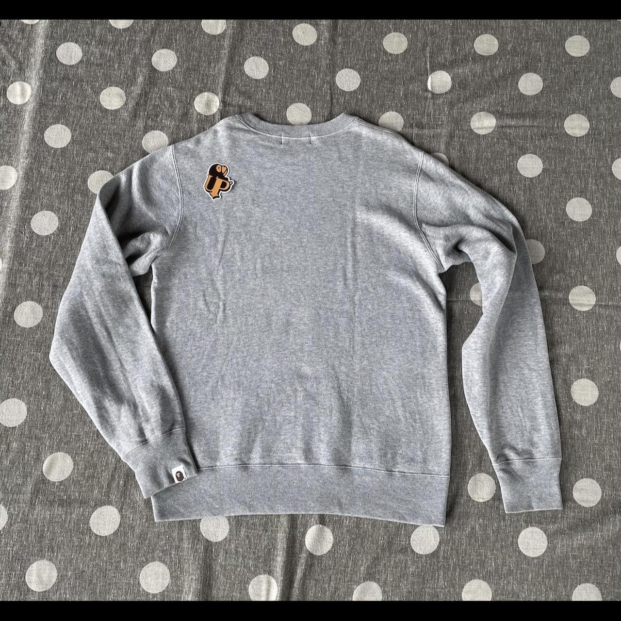 Grey Bape Crewneck - Depop